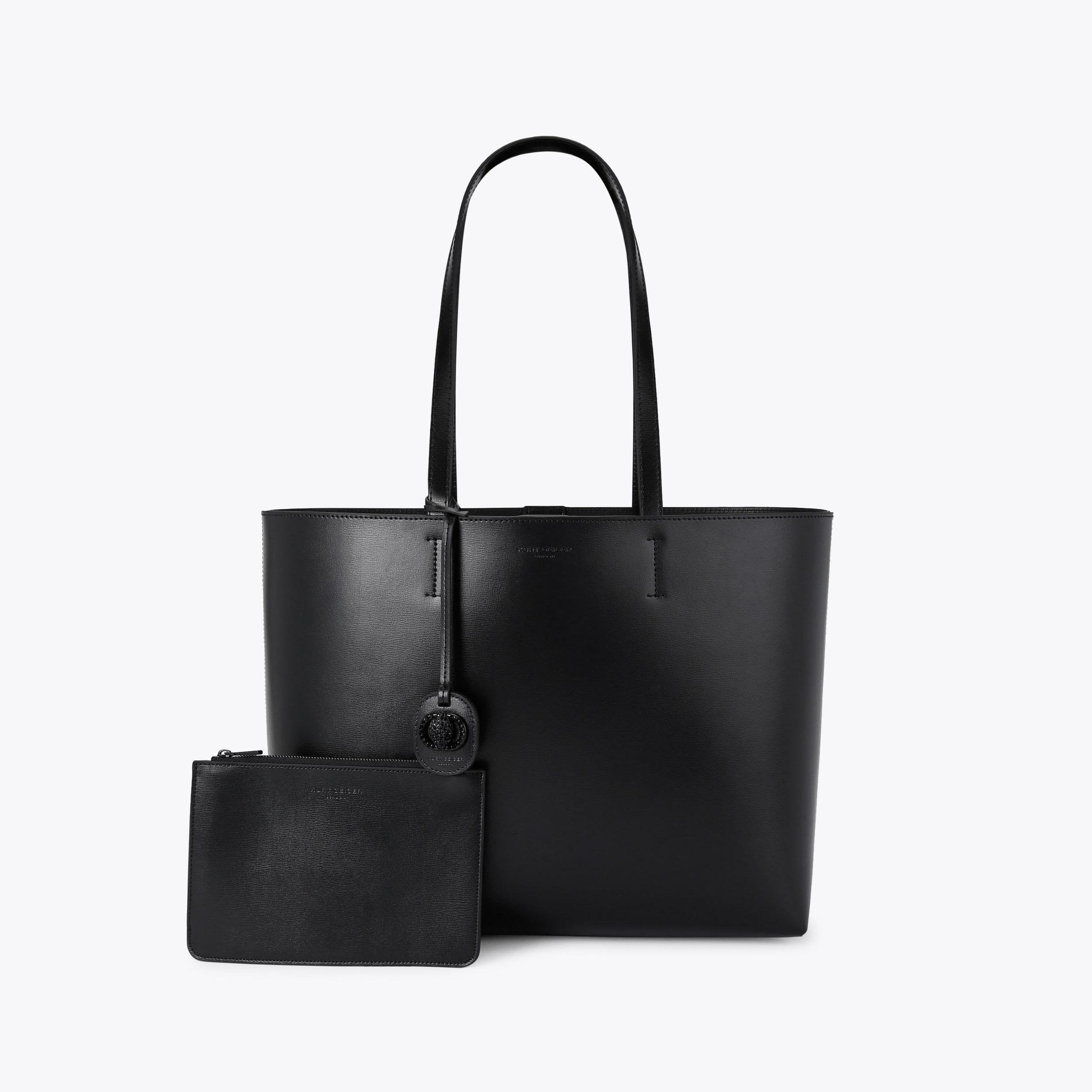 CHELSEA SHOPPER BAG DR Black Drench Shopper Bag by KURT GEIGER LONDON