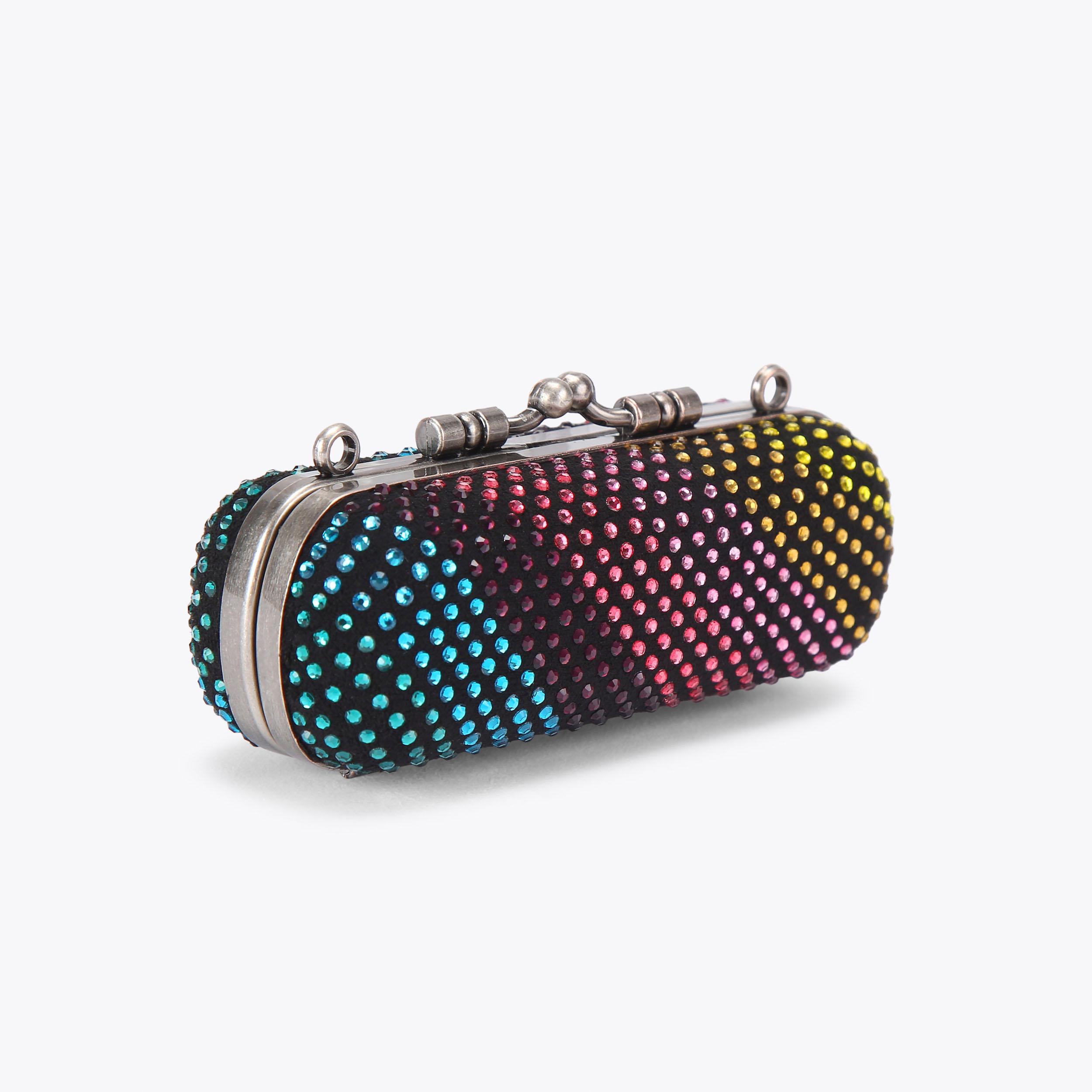 LIPSTICK HOLDER CLUTCH Rainbow Lipstick Cross Body by KURT GEIGER LONDON