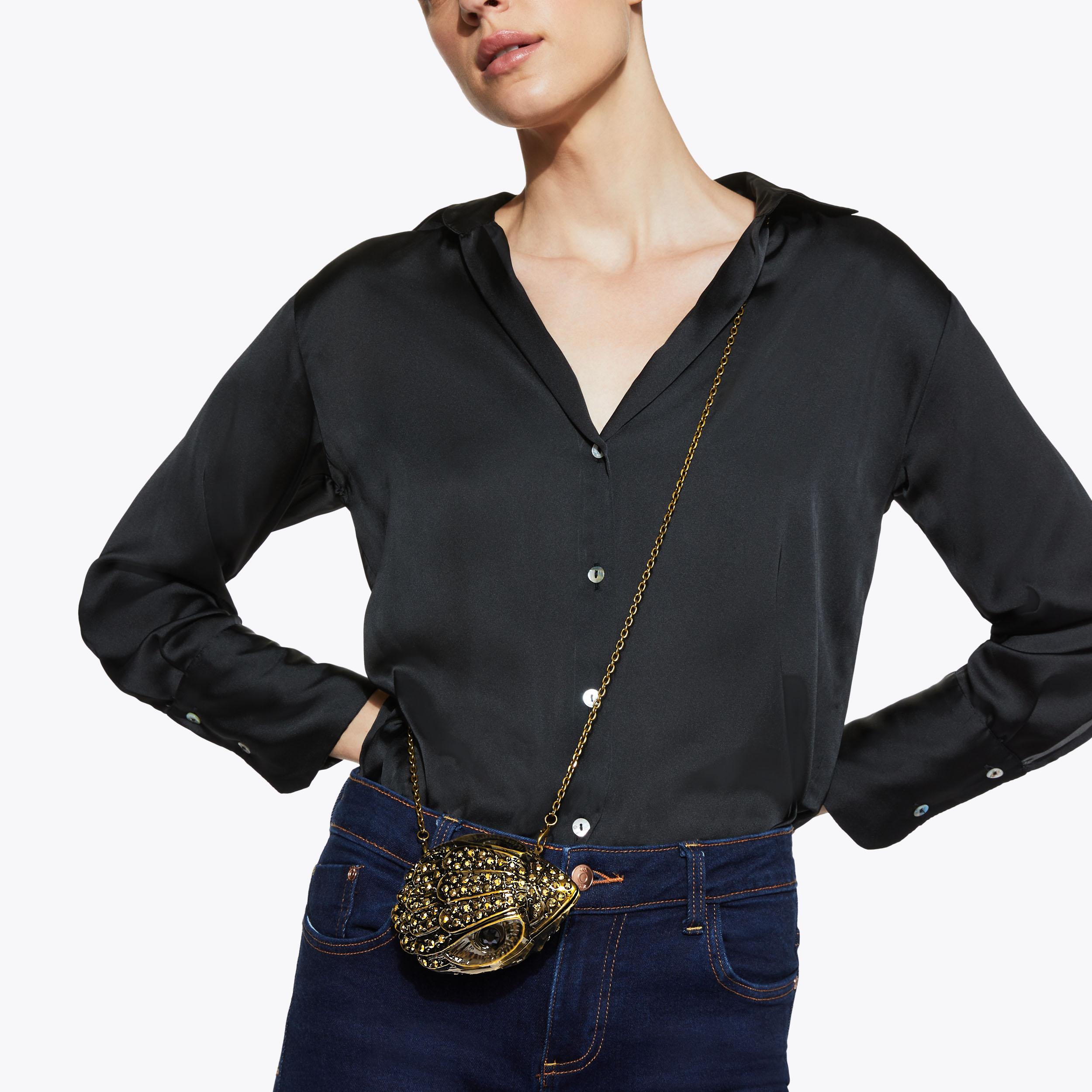 MICRO EAGLE CLUTCH Antiqued Brass Cross Body Clutch by KURT MICRO EAGLE CLUTCH Antiqued Brass Cross Body Clutch by KURT
