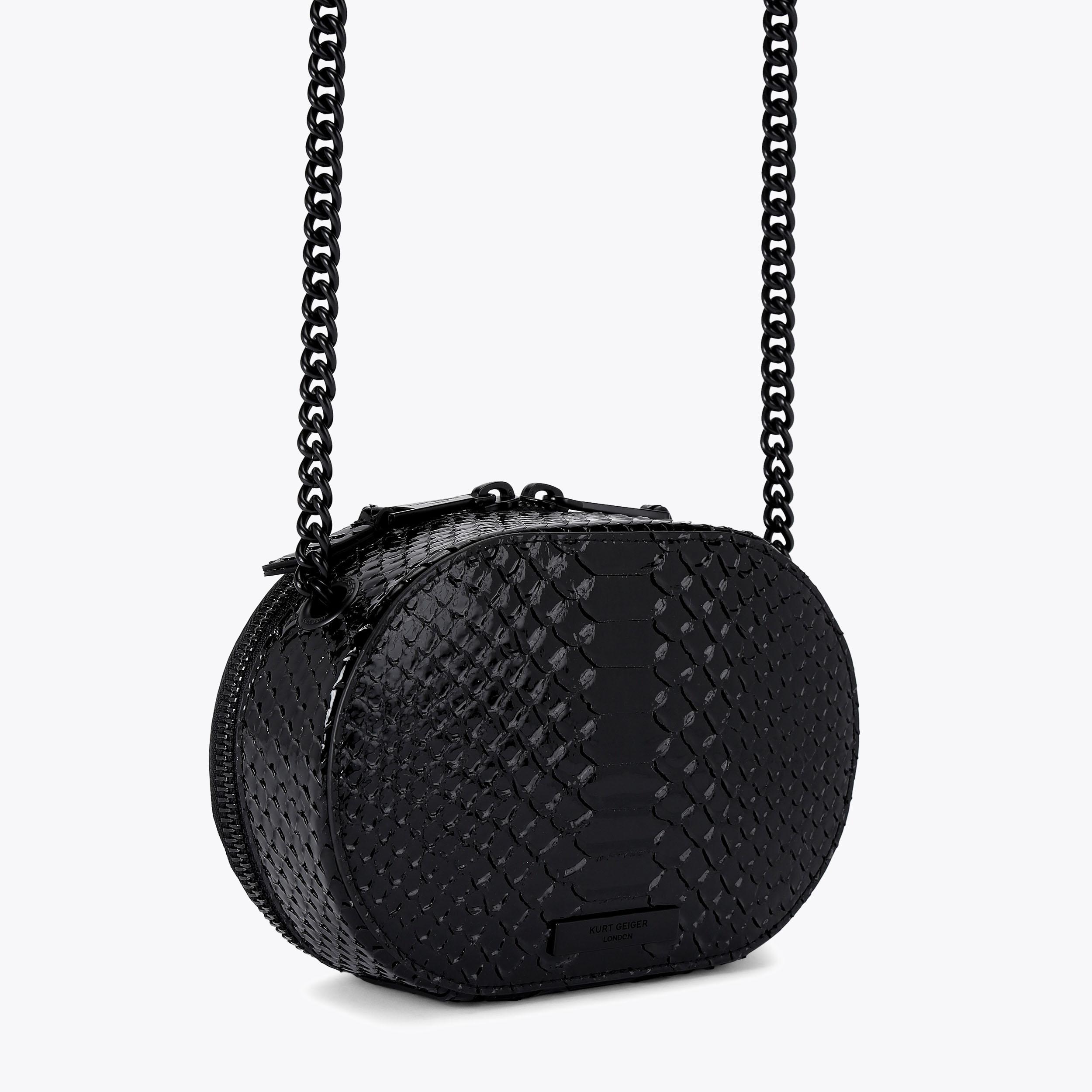 SM CHELSEA CAMERA BAG DR Black Lizard Drench Camera Purse by KURT ...