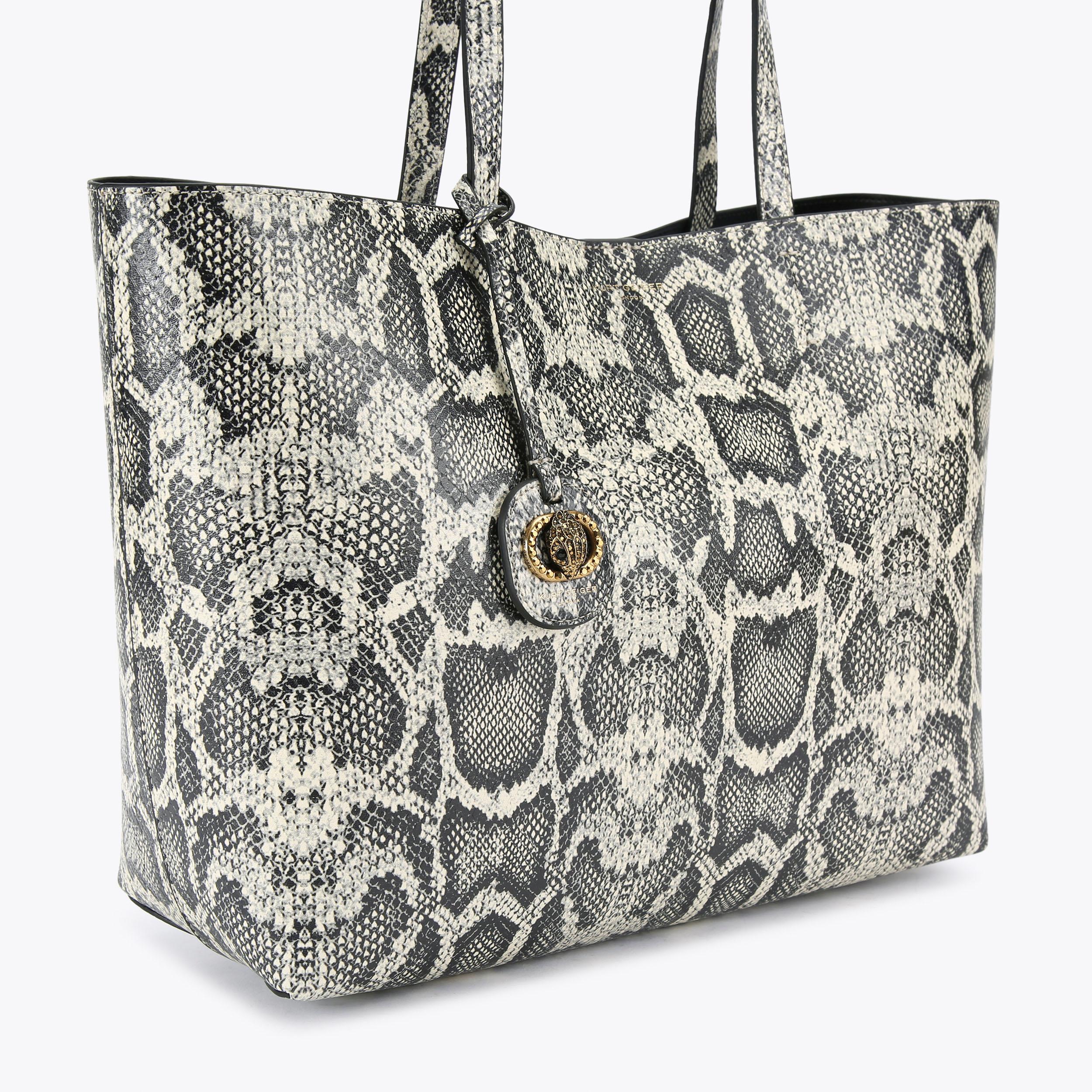 CHELSEA SHOPPER BAG Snake Skin Shopper Bag by KURT GEIGER LONDON