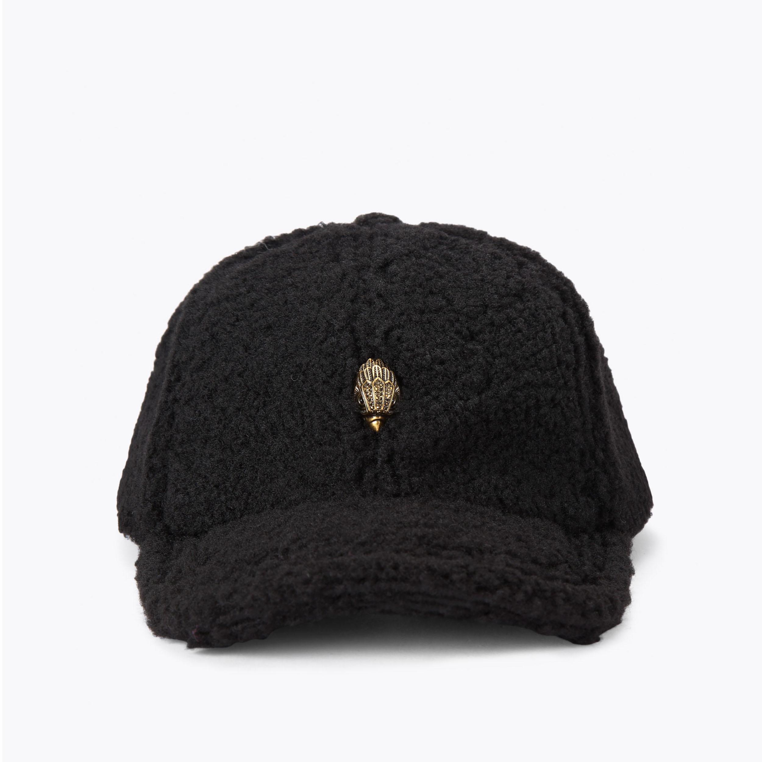 TEDDY CAP Black Teddy Cap by KURT GEIGER LONDON