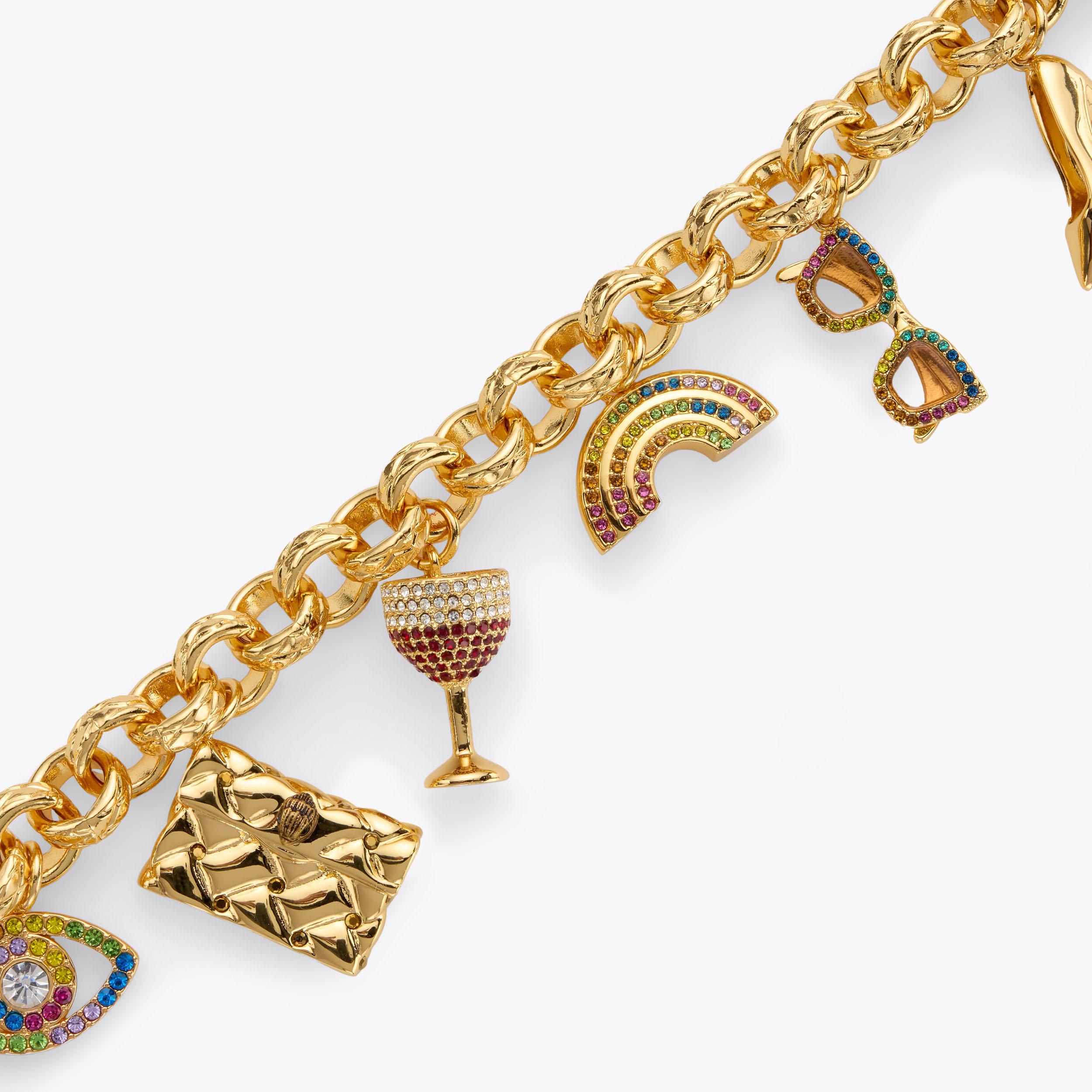 KENSINGTON CHARM BRACELET Gold Charm Bracelet by KURT GEIGER LONDON