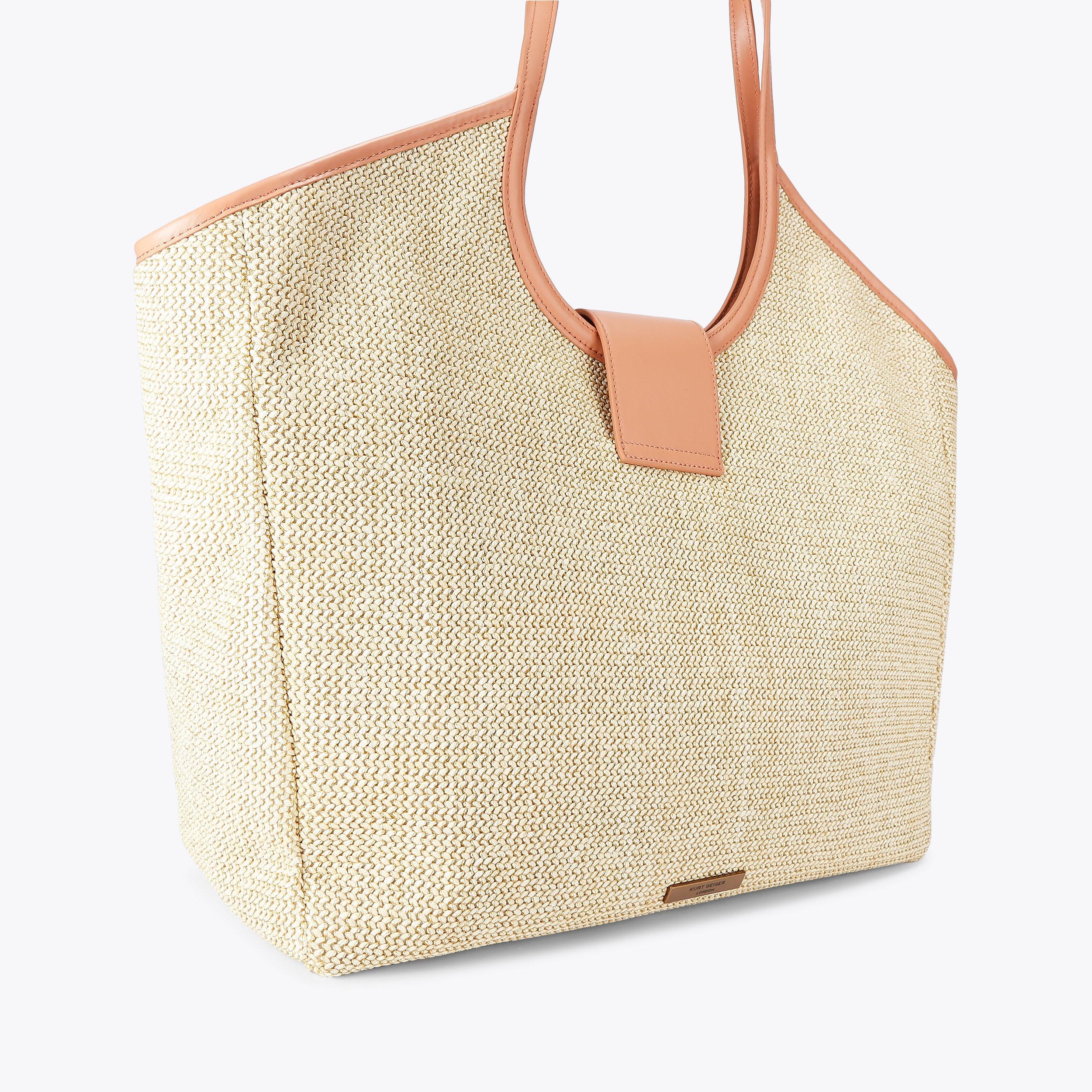 CHELSEA LG TOTE BAG Canvas Tote Purse by KURT GEIGER LONDON