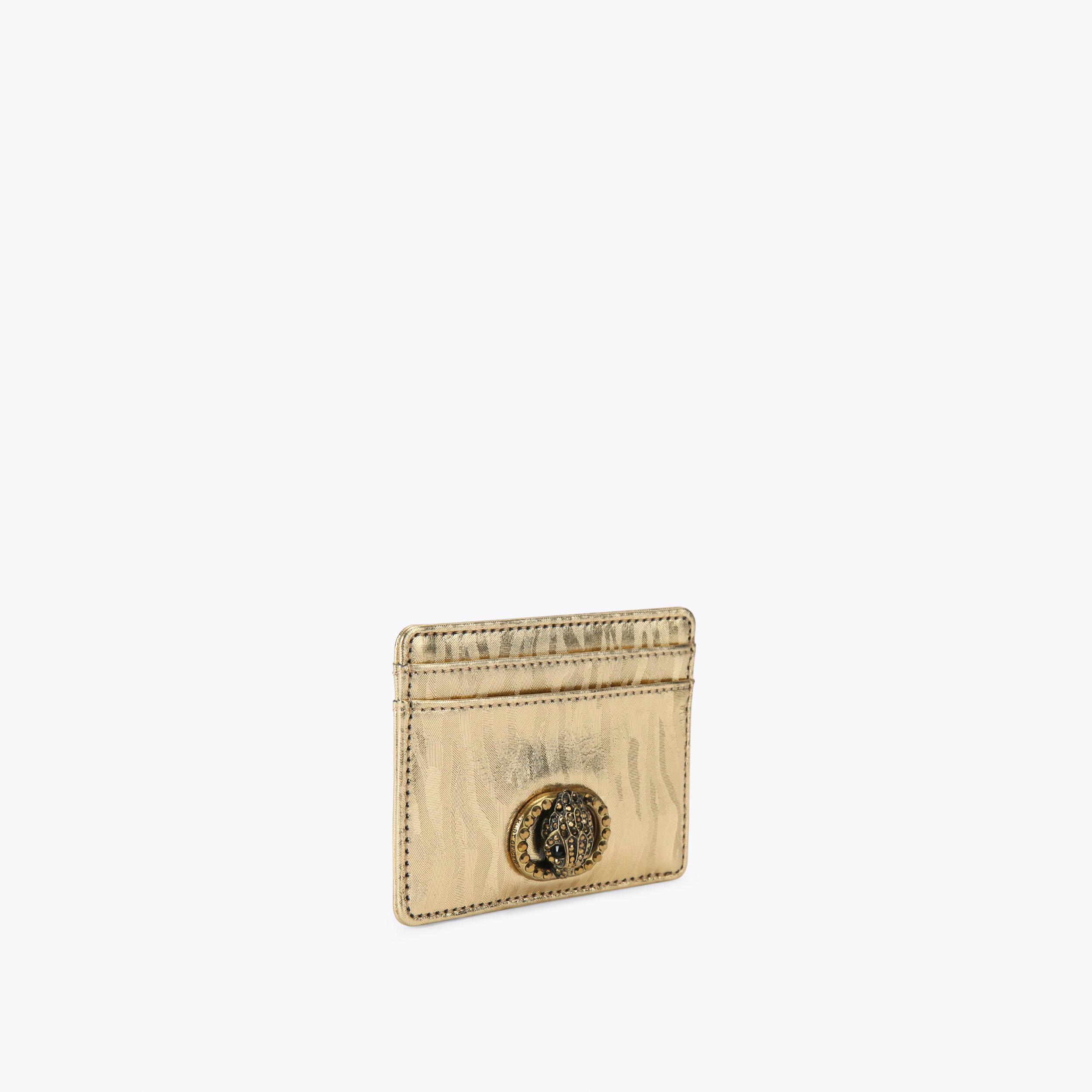 CHELSEA CARD HOLDER Gold Combination Card Holder by KURT GEIGER LONDON