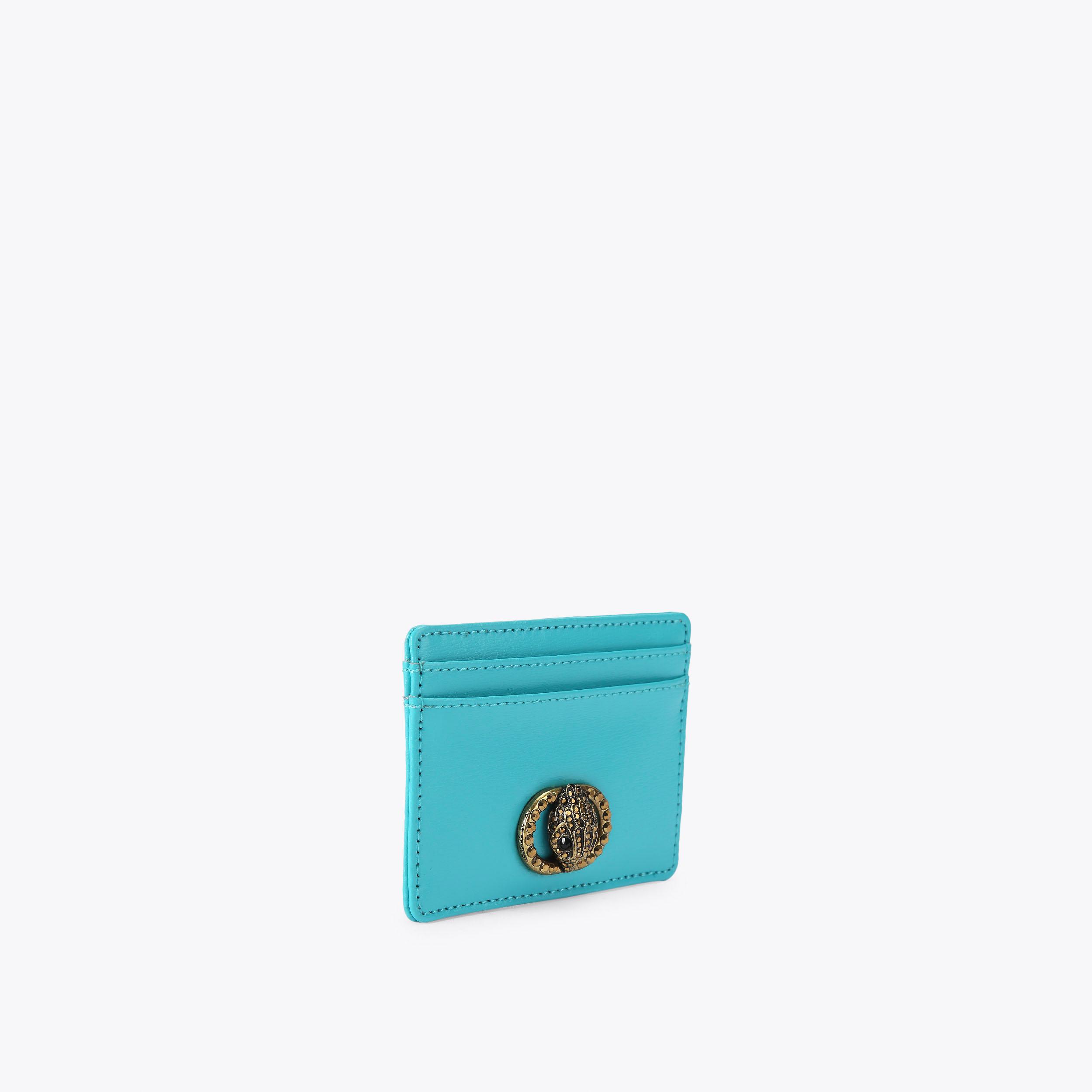 CHELSEA CARD HOLDER Turquoise Card Holder by KURT GEIGER LONDON