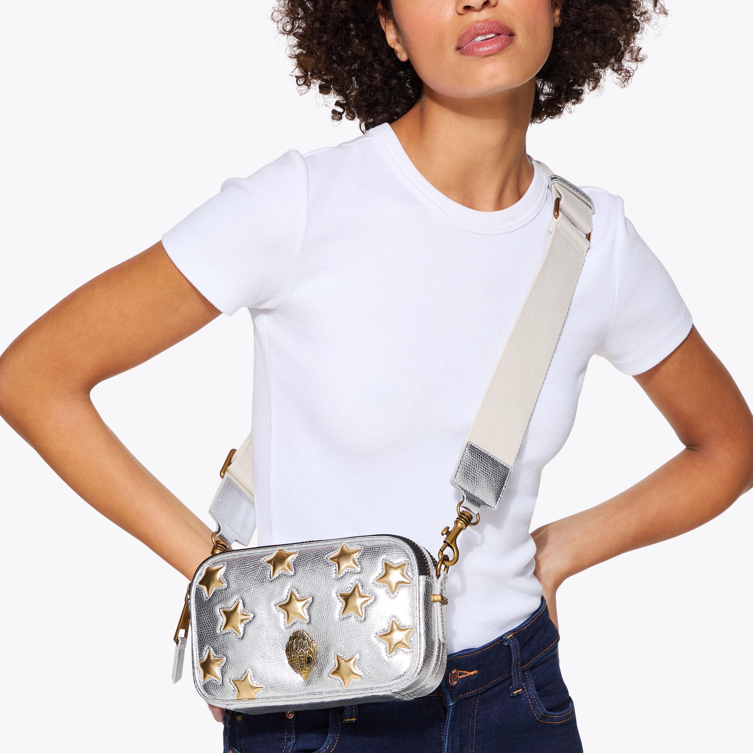 2ZIP KENSINGTON CAMERA ST Star Cross Body Bag by KURT GEIGER LONDON