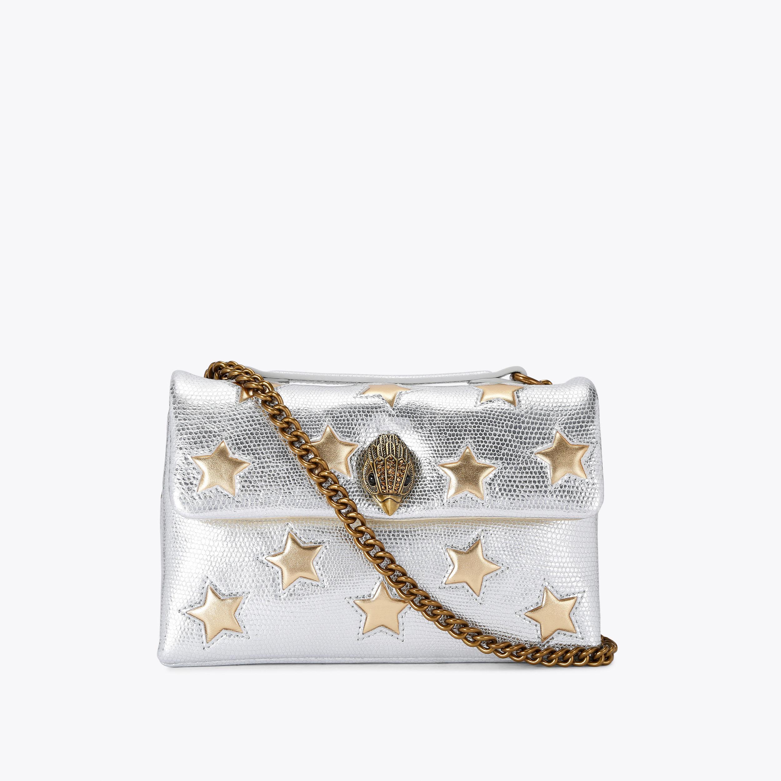 MD SOFT KENSINGTON STAR Silver Star Medium Shoulder Purse by KURT ...