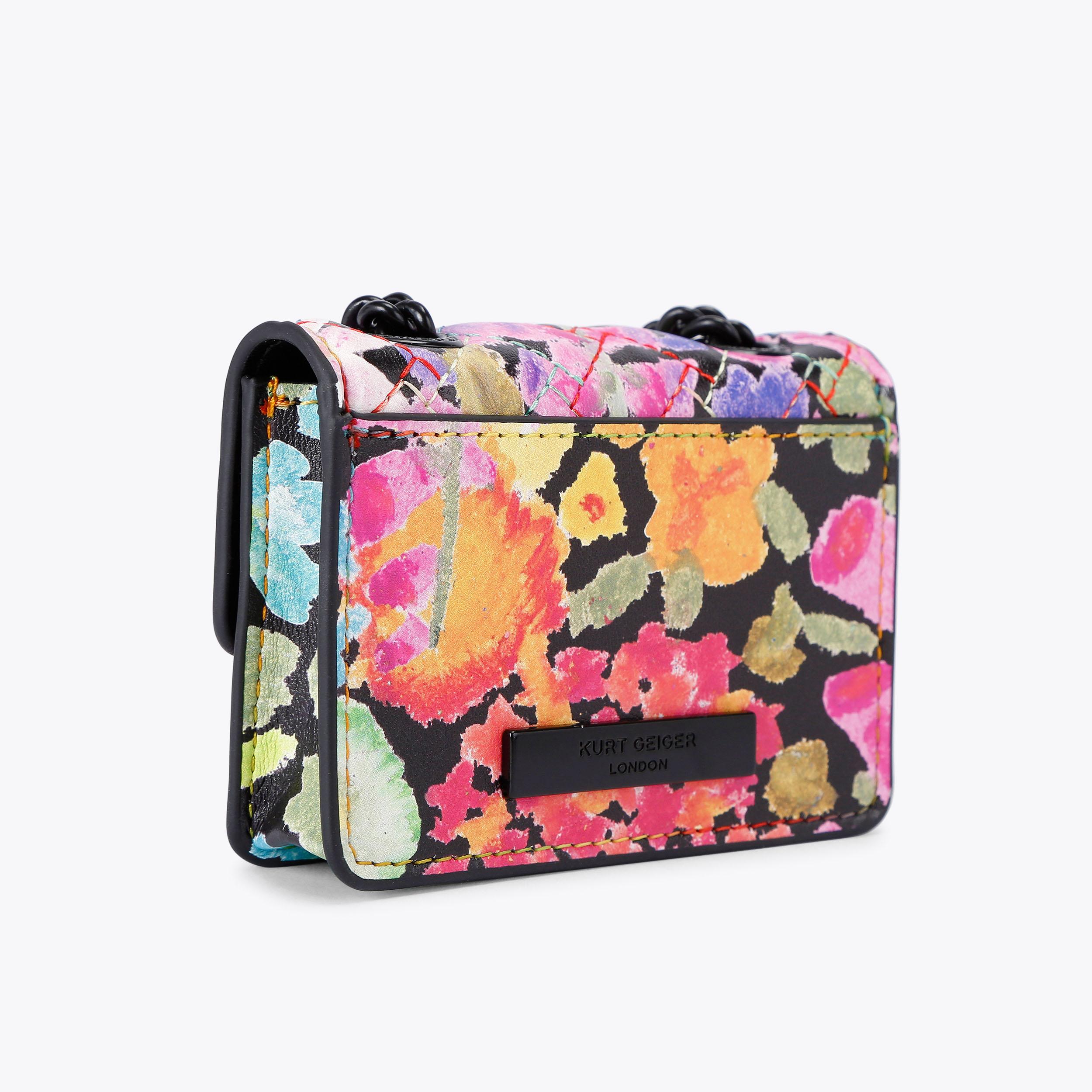 MICRO KENSINGTON Floral Mini Cross Body Bag by KURT GEIGER LONDON