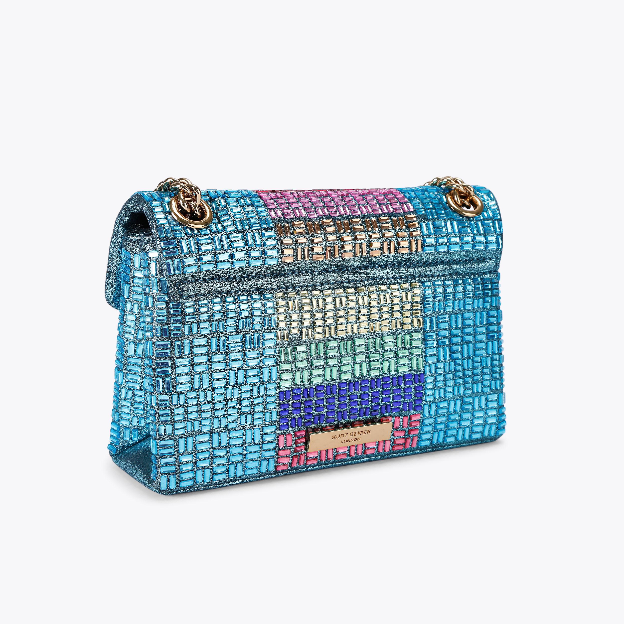 MINI KENSINGTON CRYSTALS Crystal Shoulder Purse by KURT GEIGER LONDON