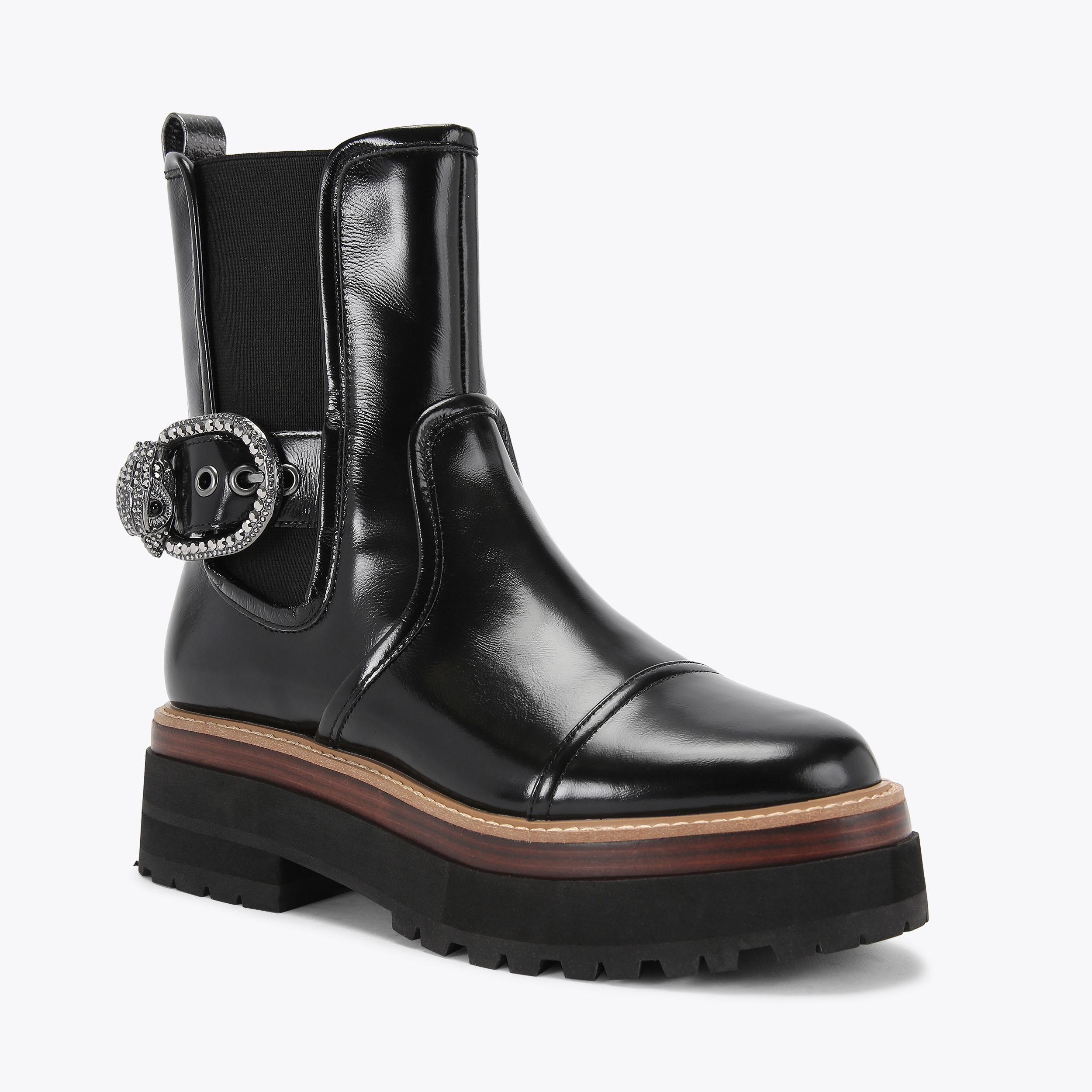 MAYFAIR CHELSEA BOOT Black Leather Chelsea Boot by KURT GEIGER LONDON