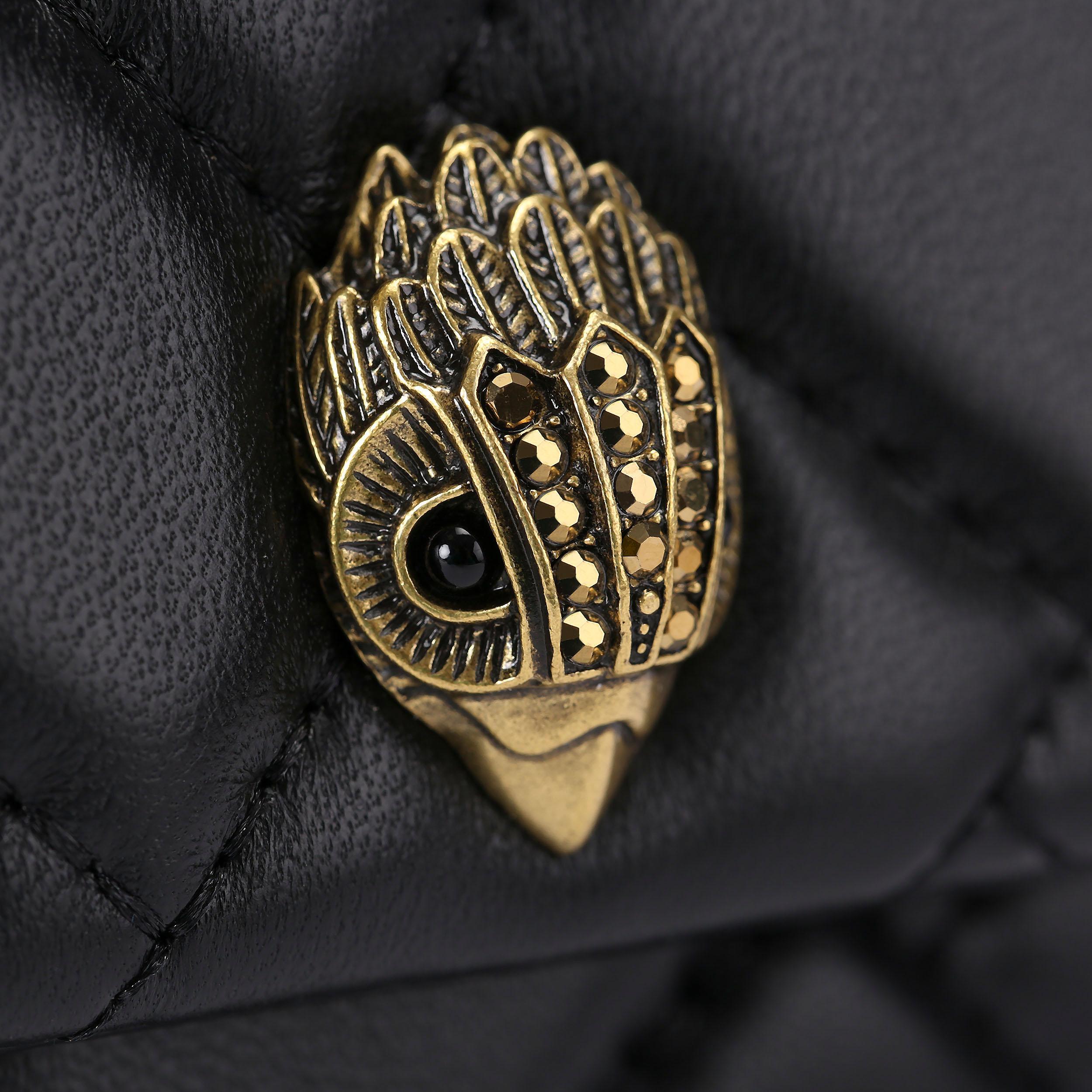 HANDLE MICRO KENSINGTON Black Leather Micro Cross Body Bag by KURT ...