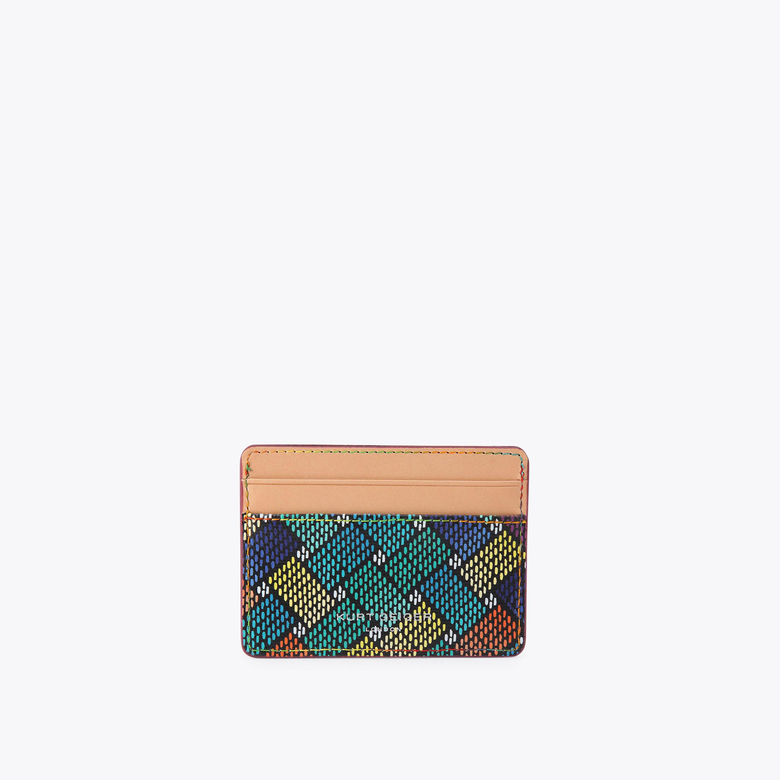 CAMDEN CARD HOLDER Rainbow Monogram Card Holder by KURT GEIGER LONDON