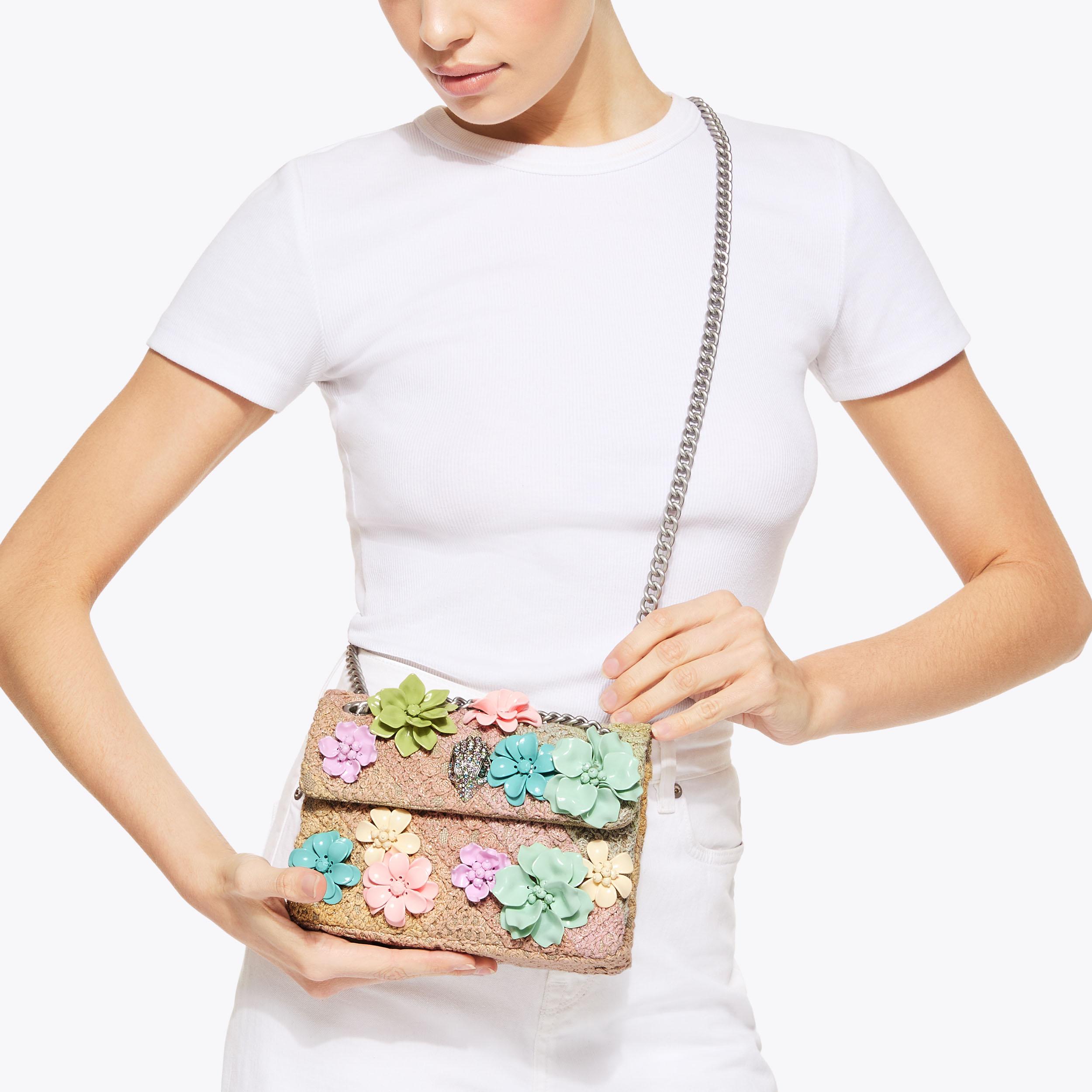 MINI KENSINGTON FLOWERS 3D Floral Mini Bag by KURT GEIGER LONDON