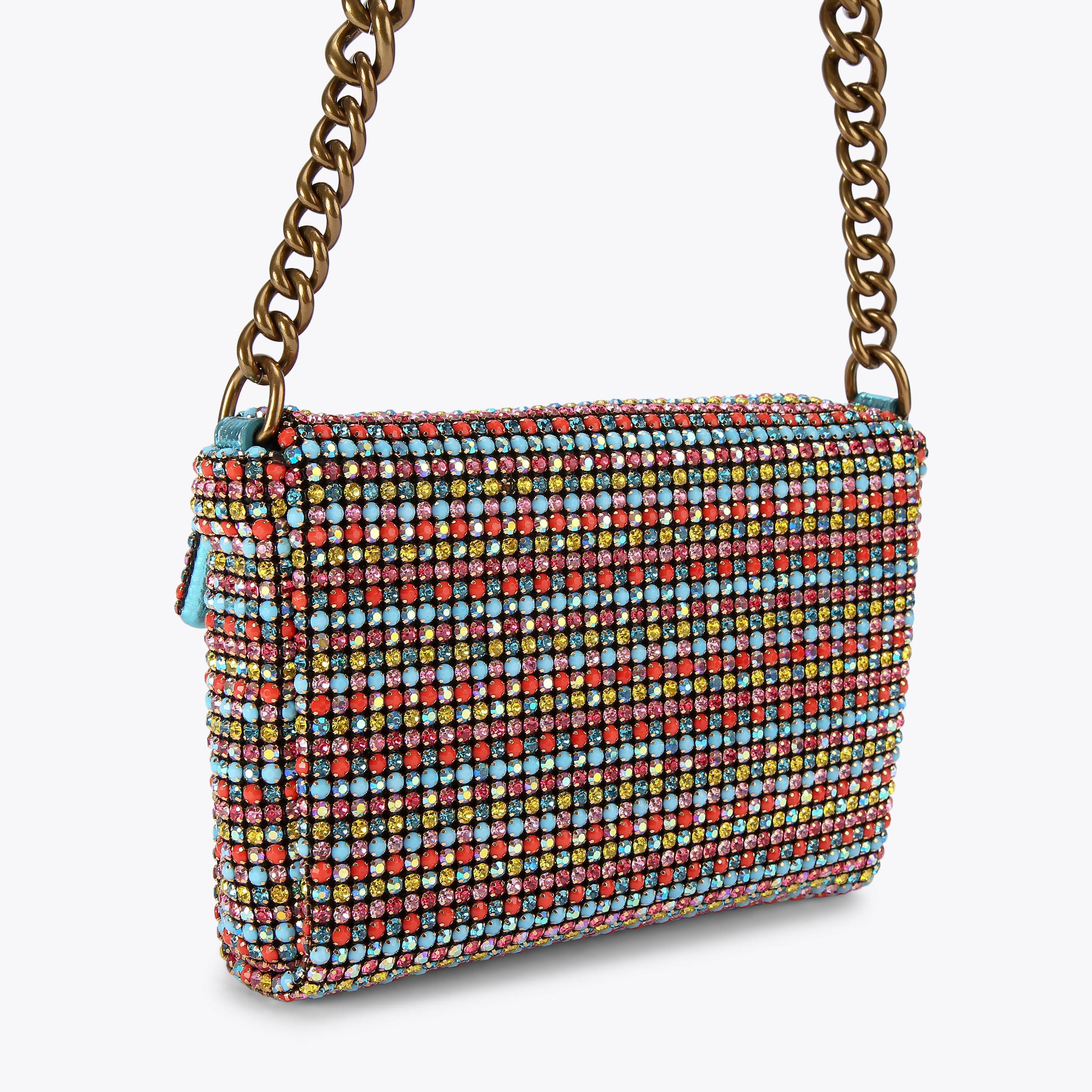 SM PARTY SHOULDER BAG Multi Colour Crystal Shoulder Purse by KURT ...