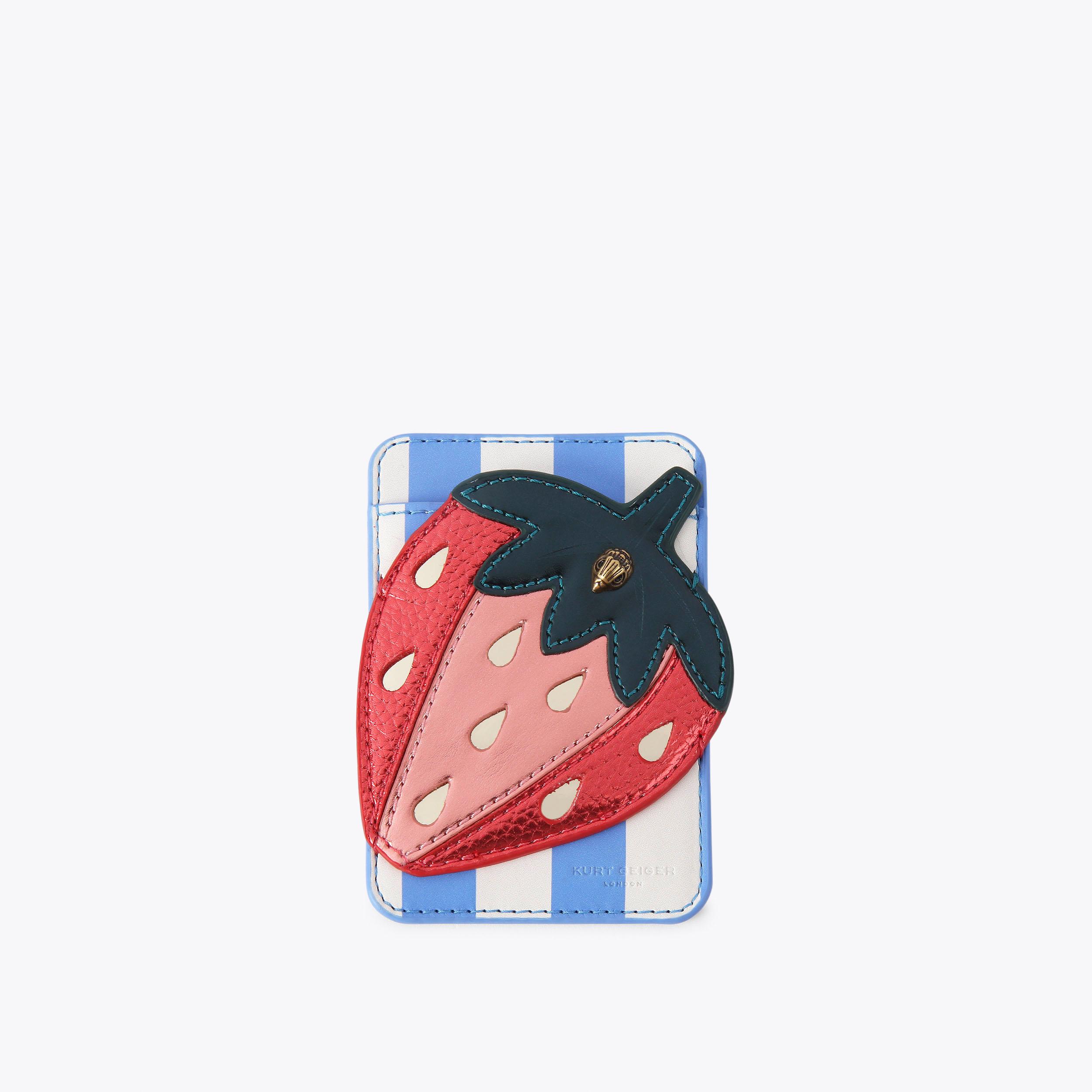 CARD STRAWBERRY STICKER Strawberry Credit Card Phone Wallet by KURT ...