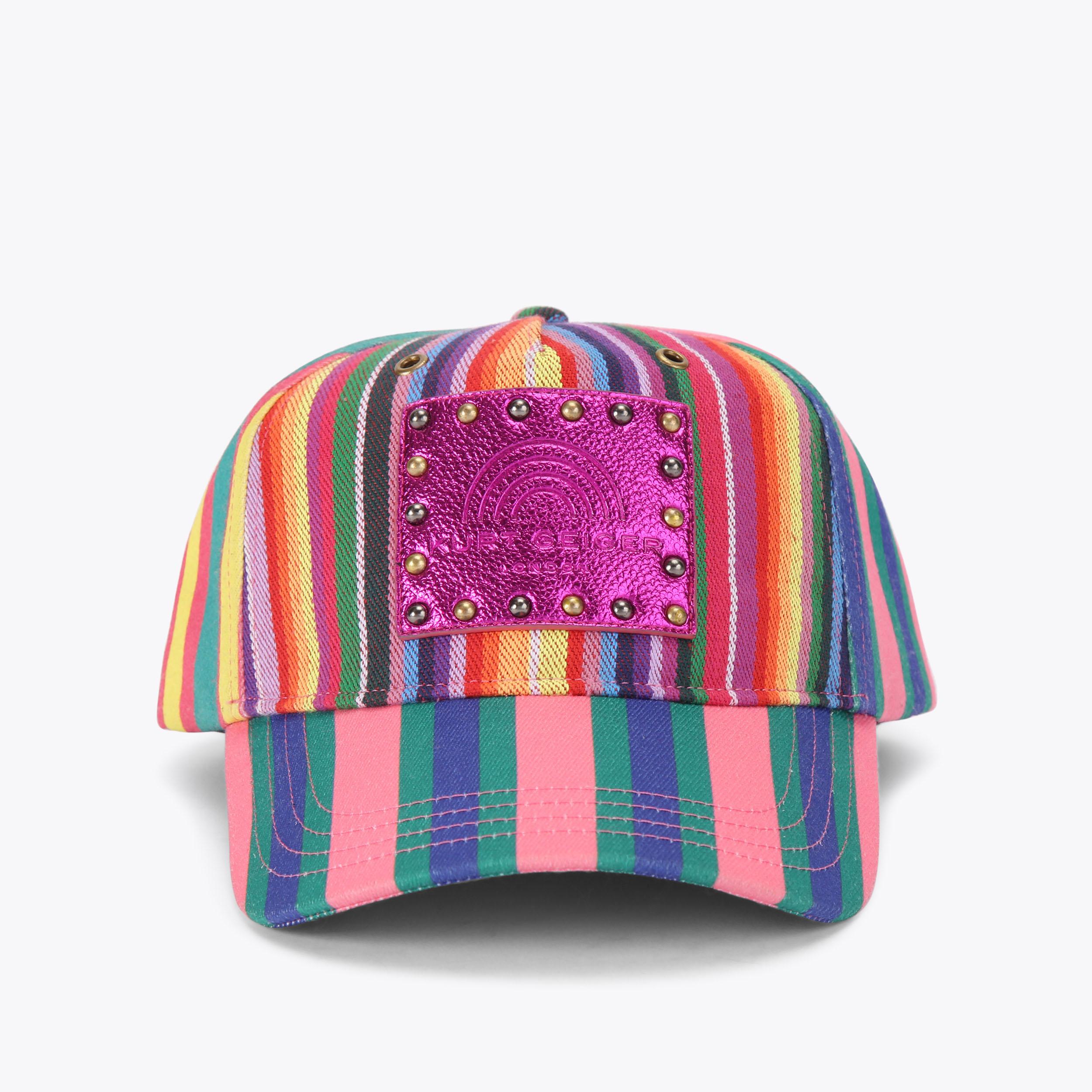 SOUTHBANK CAP Striped Cap by KURT GEIGER LONDON