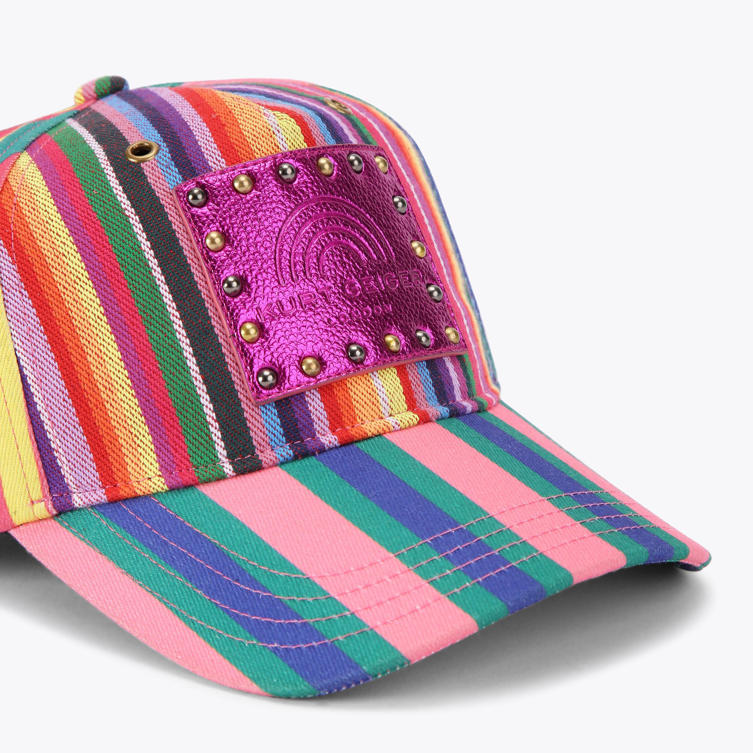 SOUTHBANK CAP Striped Cap by KURT GEIGER LONDON