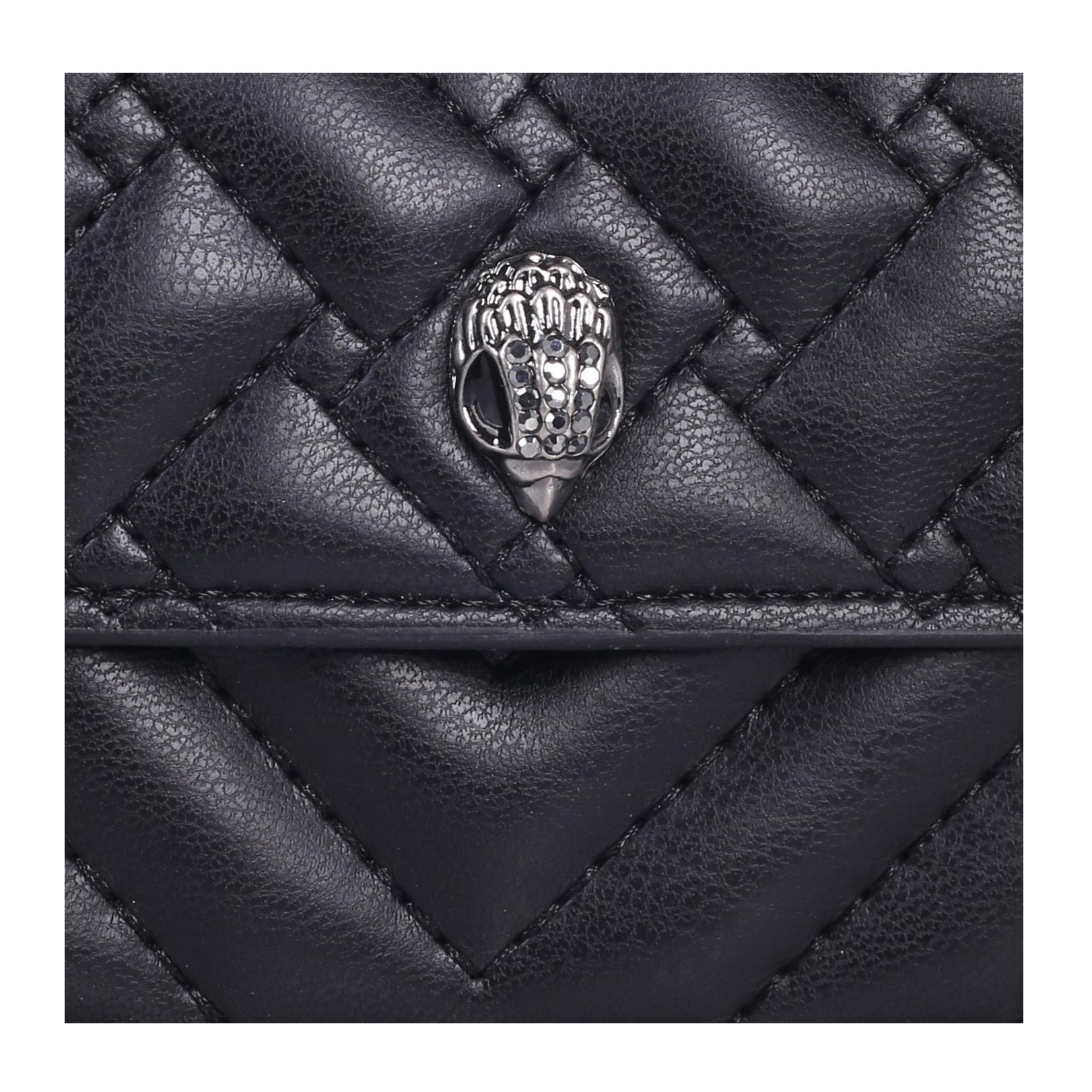 MICRO KENSINGTON Black Quilted Mini Bag by KURT GEIGER LONDON