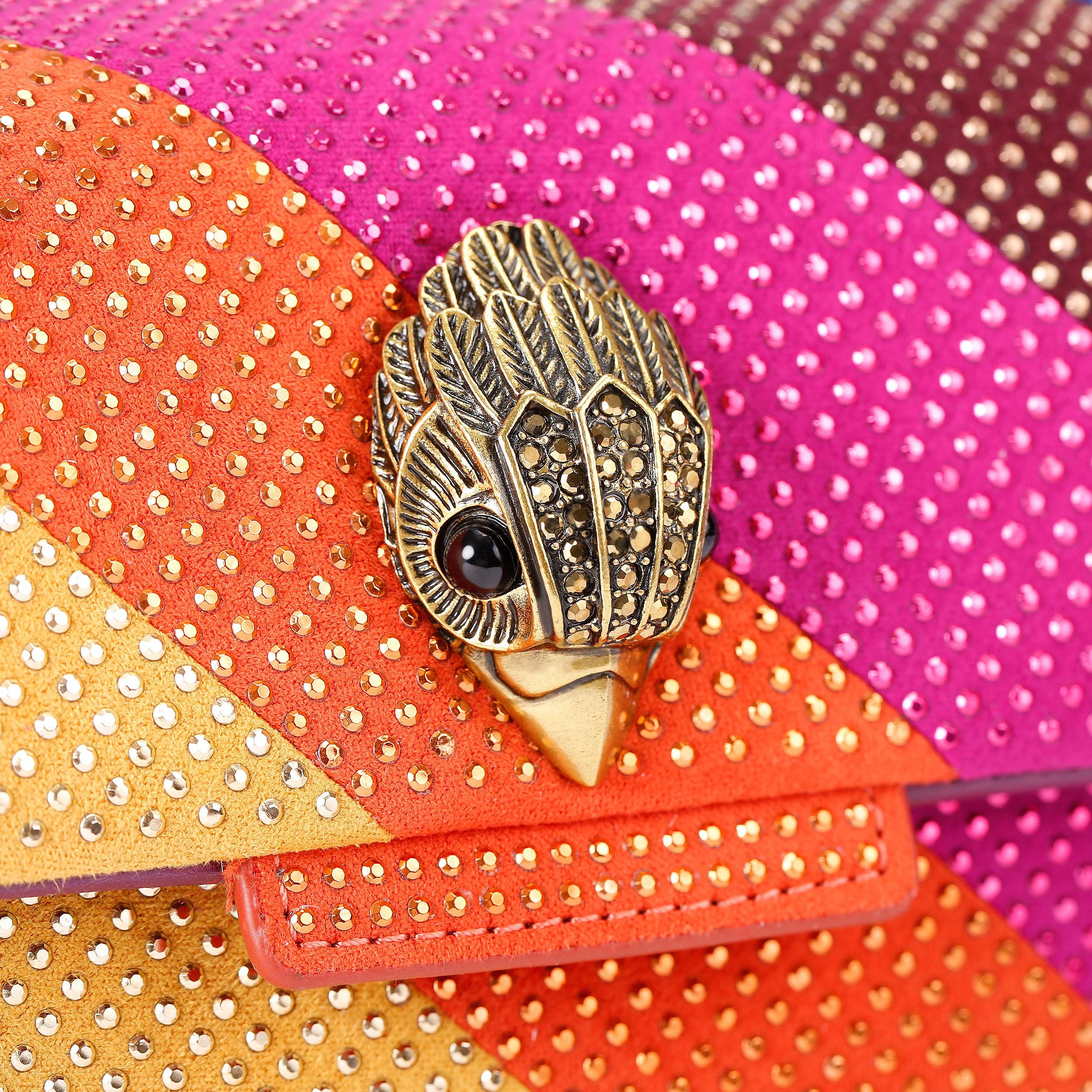 FABRIC MINI KENSINGTON L Mini Crystal Bag by KURT GEIGER LONDON