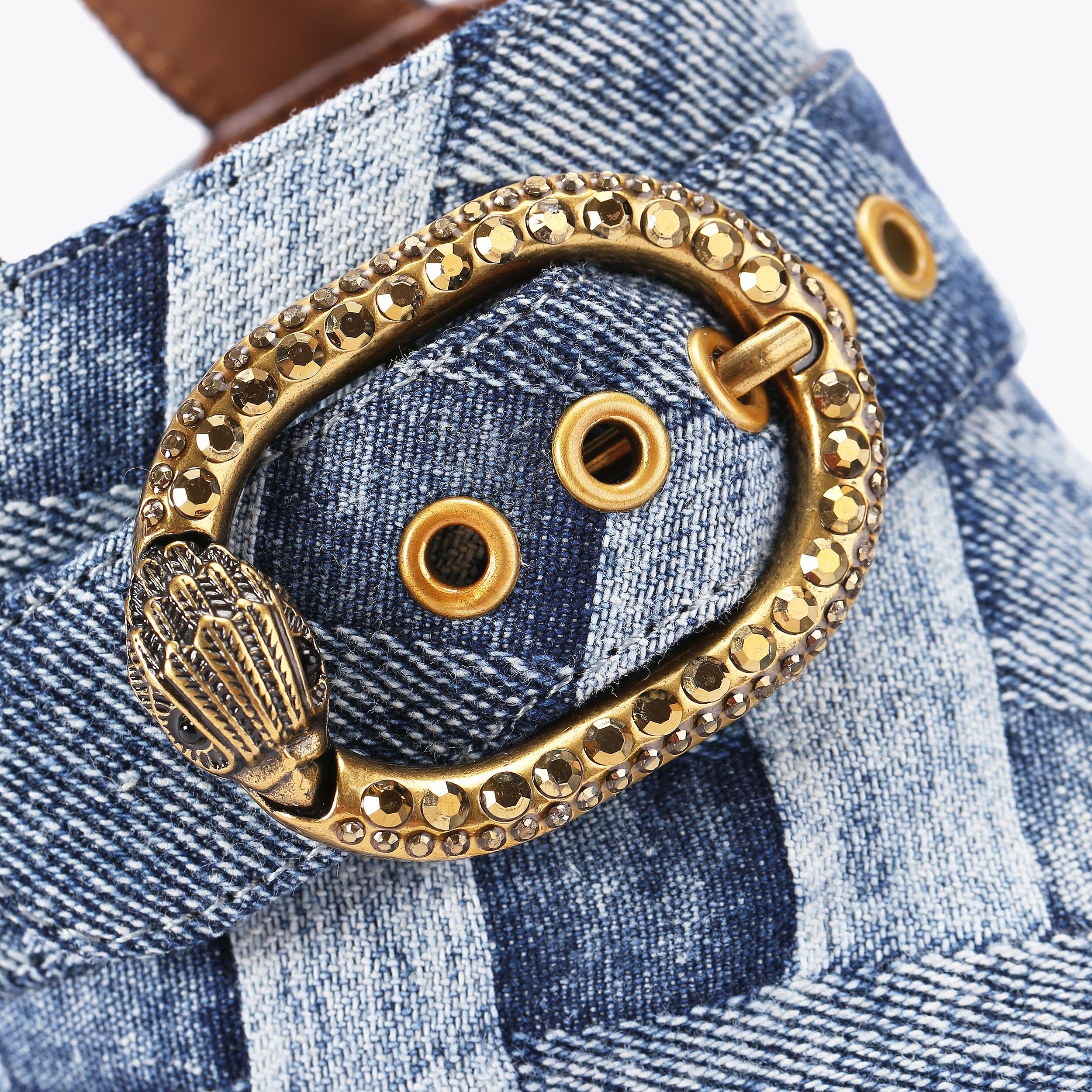 MAYFAIR CLOG SLINGBACK Denim Clog Heel by KURT GEIGER LONDON