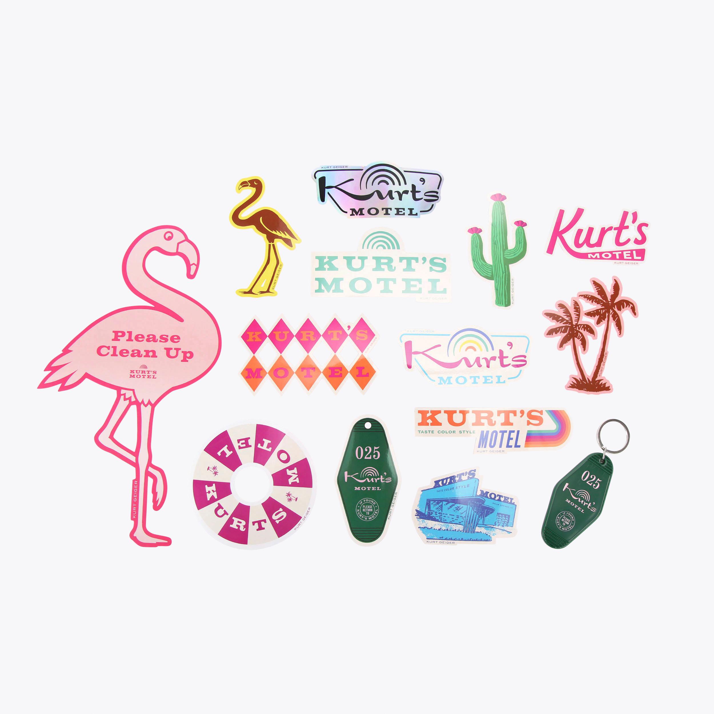 KURTS MOTEL MULTI PACK Multi-Pack Kurt's Motel Sticker Pack by KURT ...