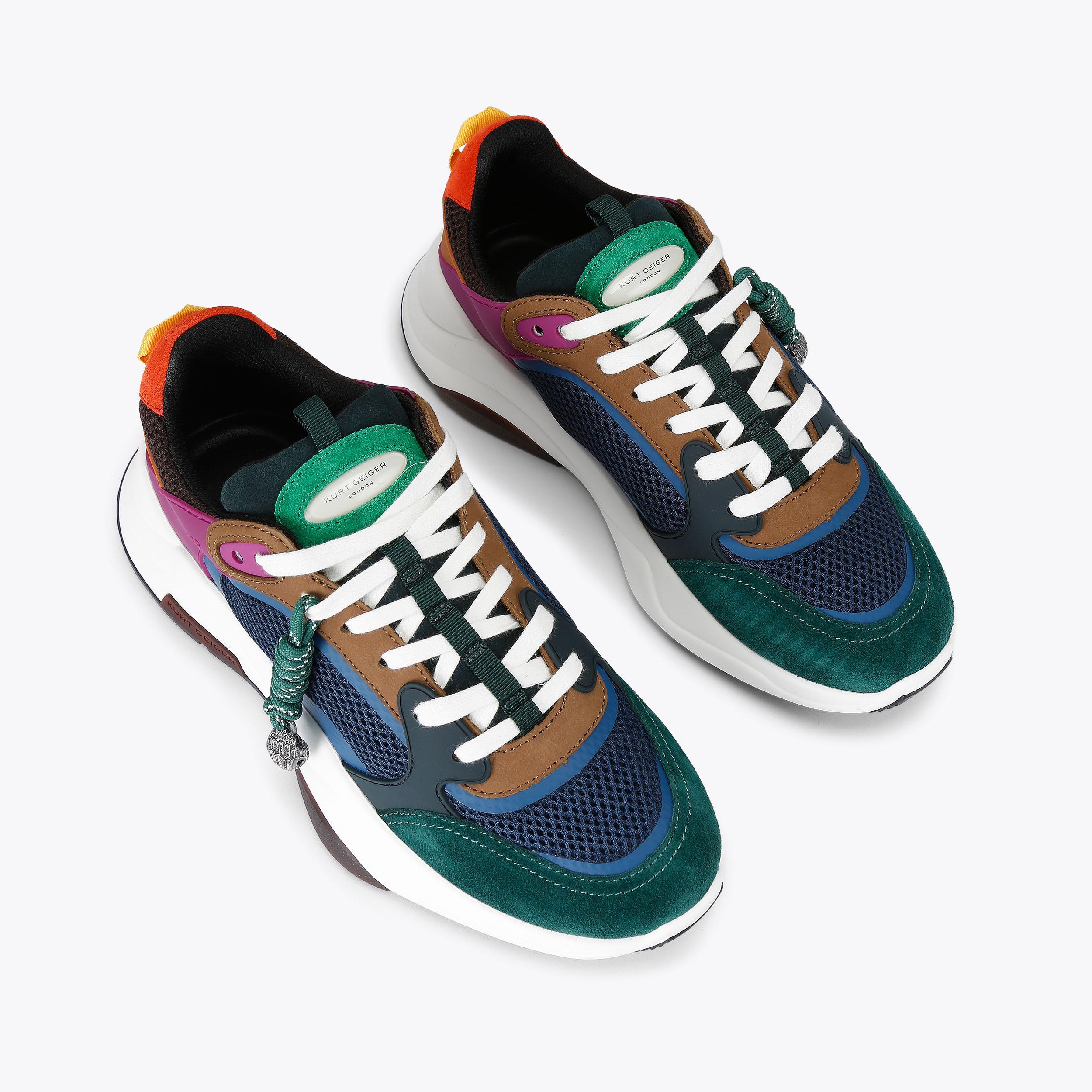 ROYSTON SNEAKER Multi Colour Lace Up Sneaker by KURT GEIGER LONDON