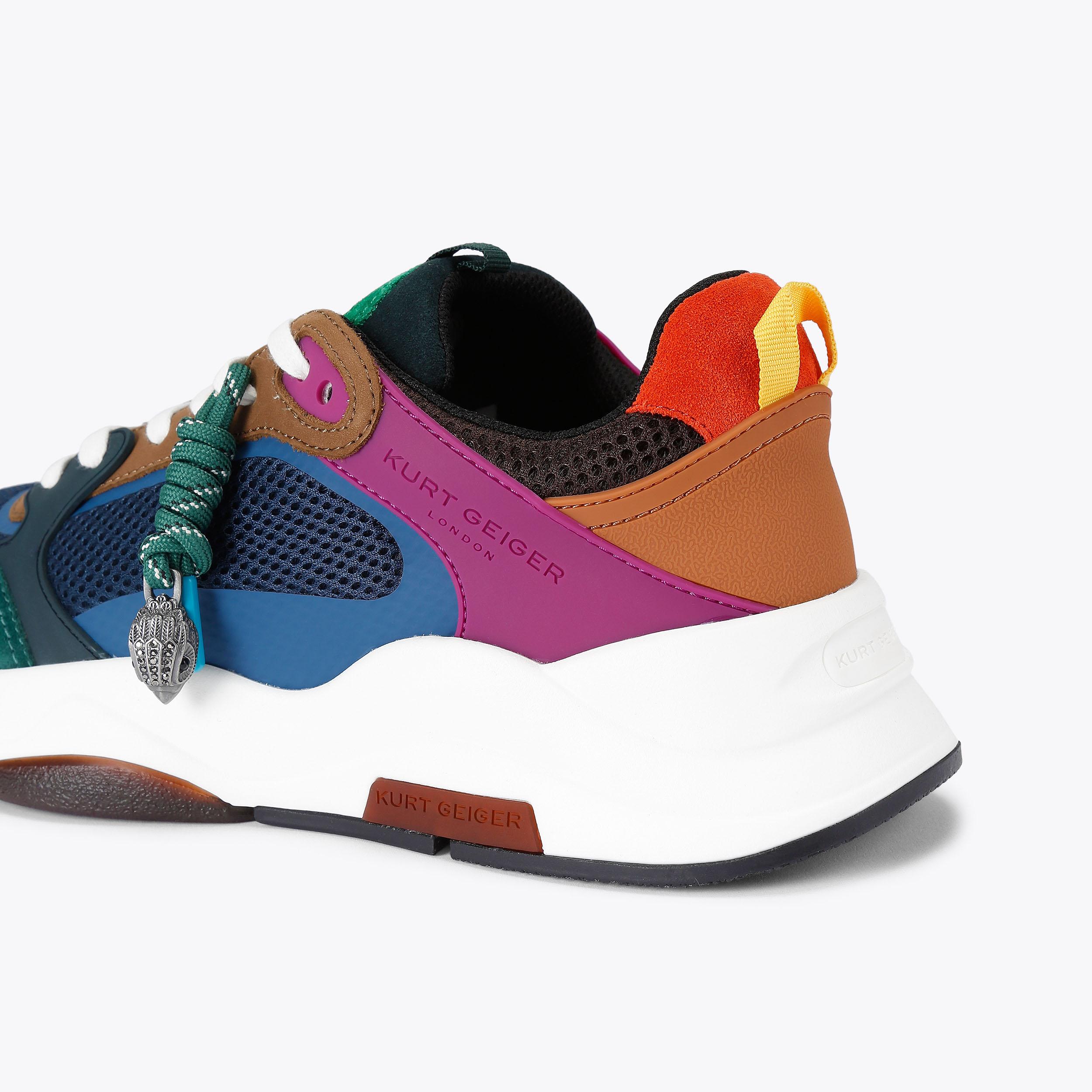 ROYSTON SNEAKER Multi Colour Lace Up Sneaker by KURT GEIGER LONDON