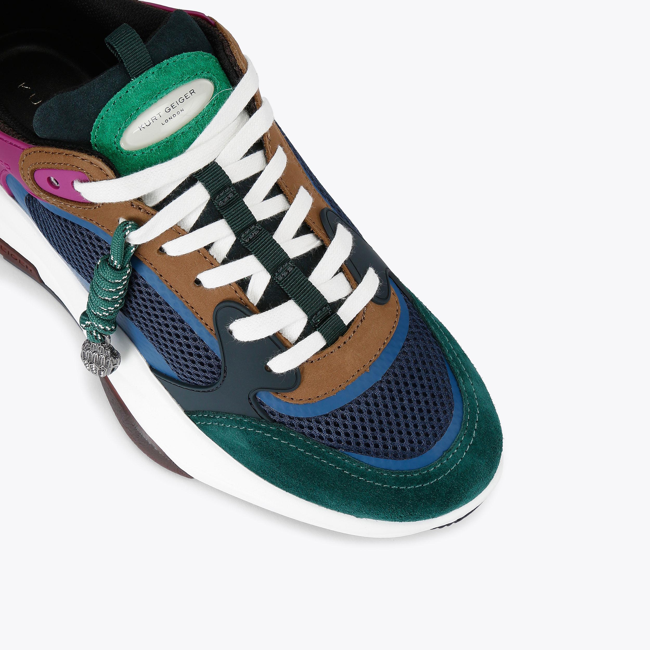 ROYSTON SNEAKER Multi Colour Lace Up Sneaker by KURT GEIGER LONDON