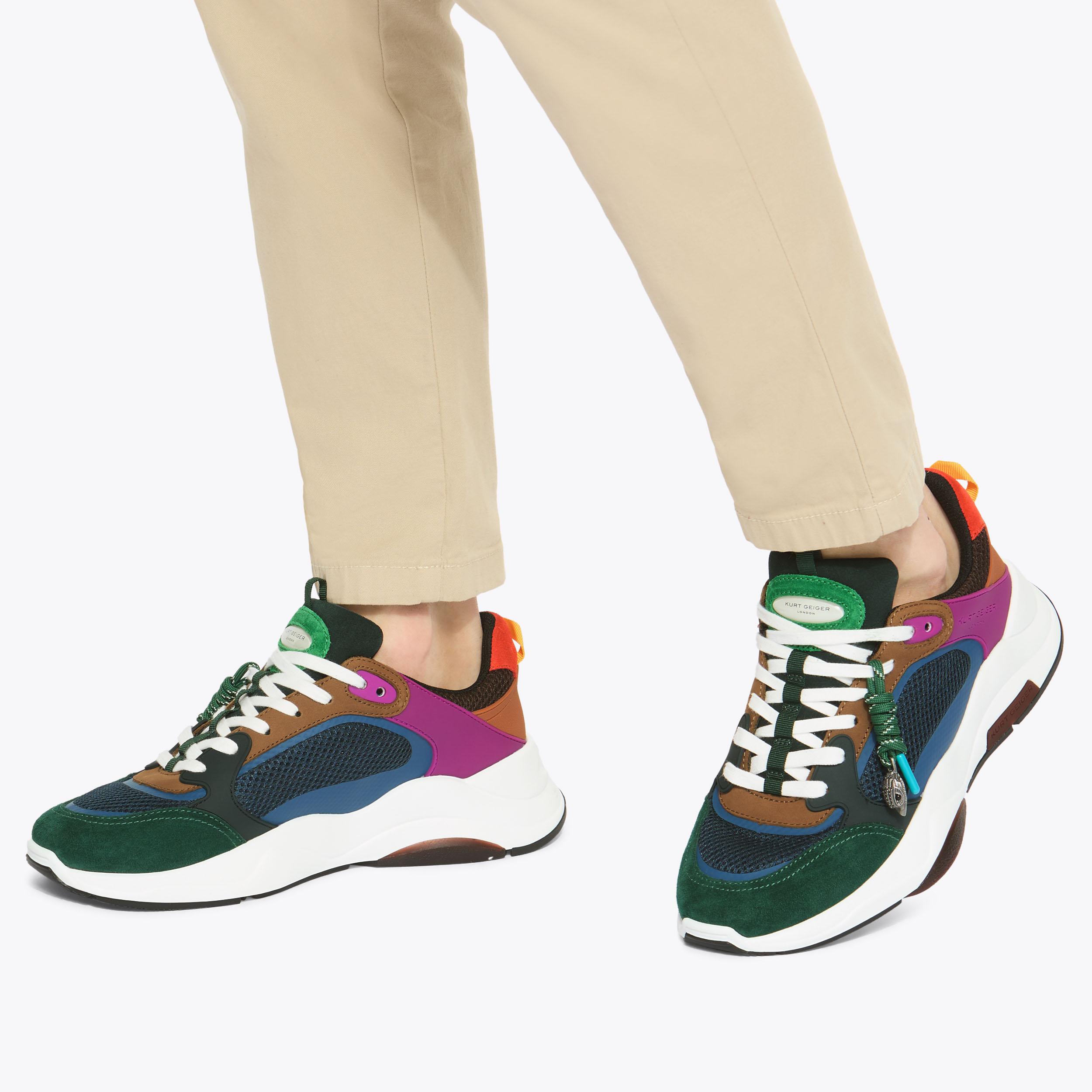 ROYSTON SNEAKER Multi Colour Lace Up Sneaker by KURT GEIGER LONDON