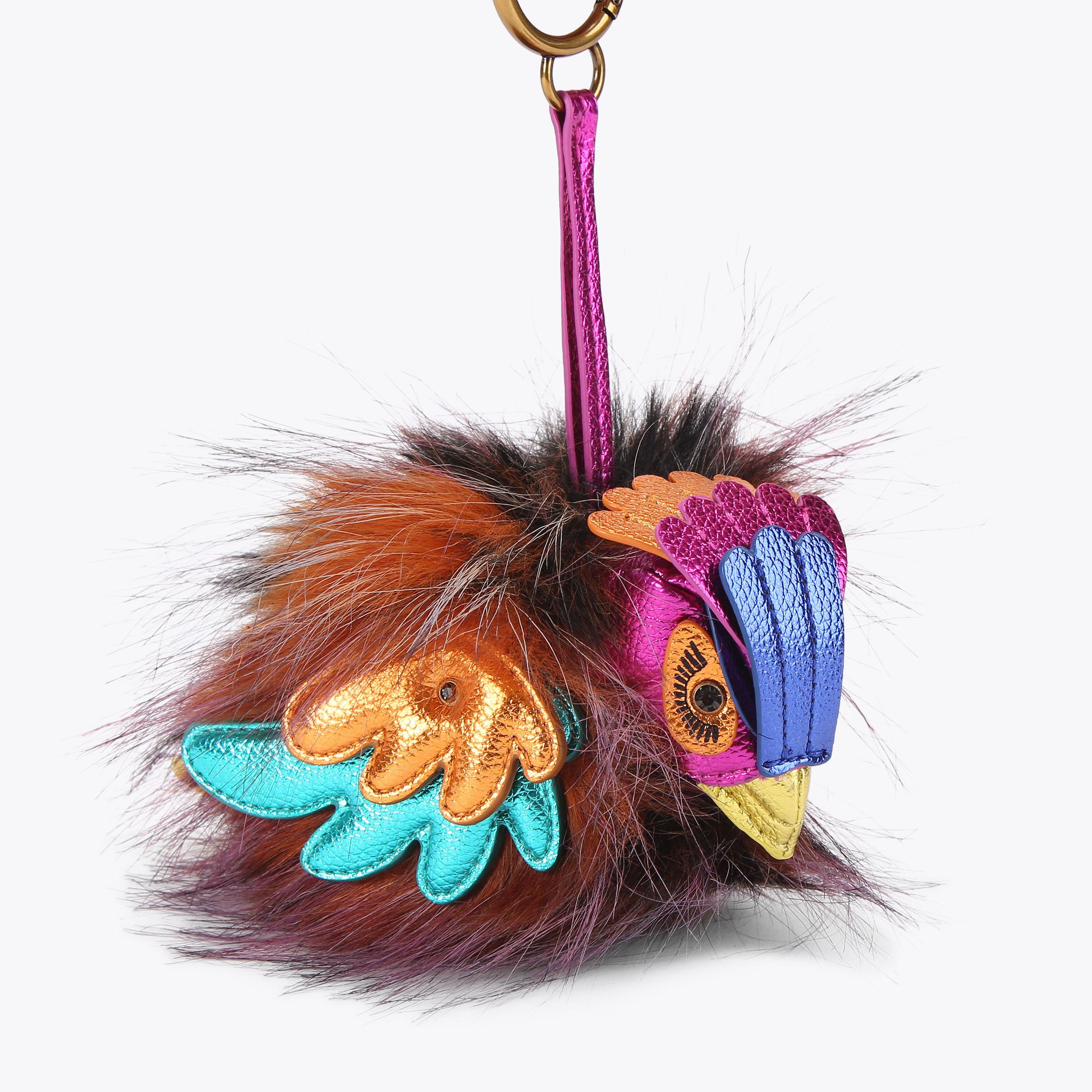 POM POM BIRD CHARM Bird Charm by KURT GEIGER LONDON