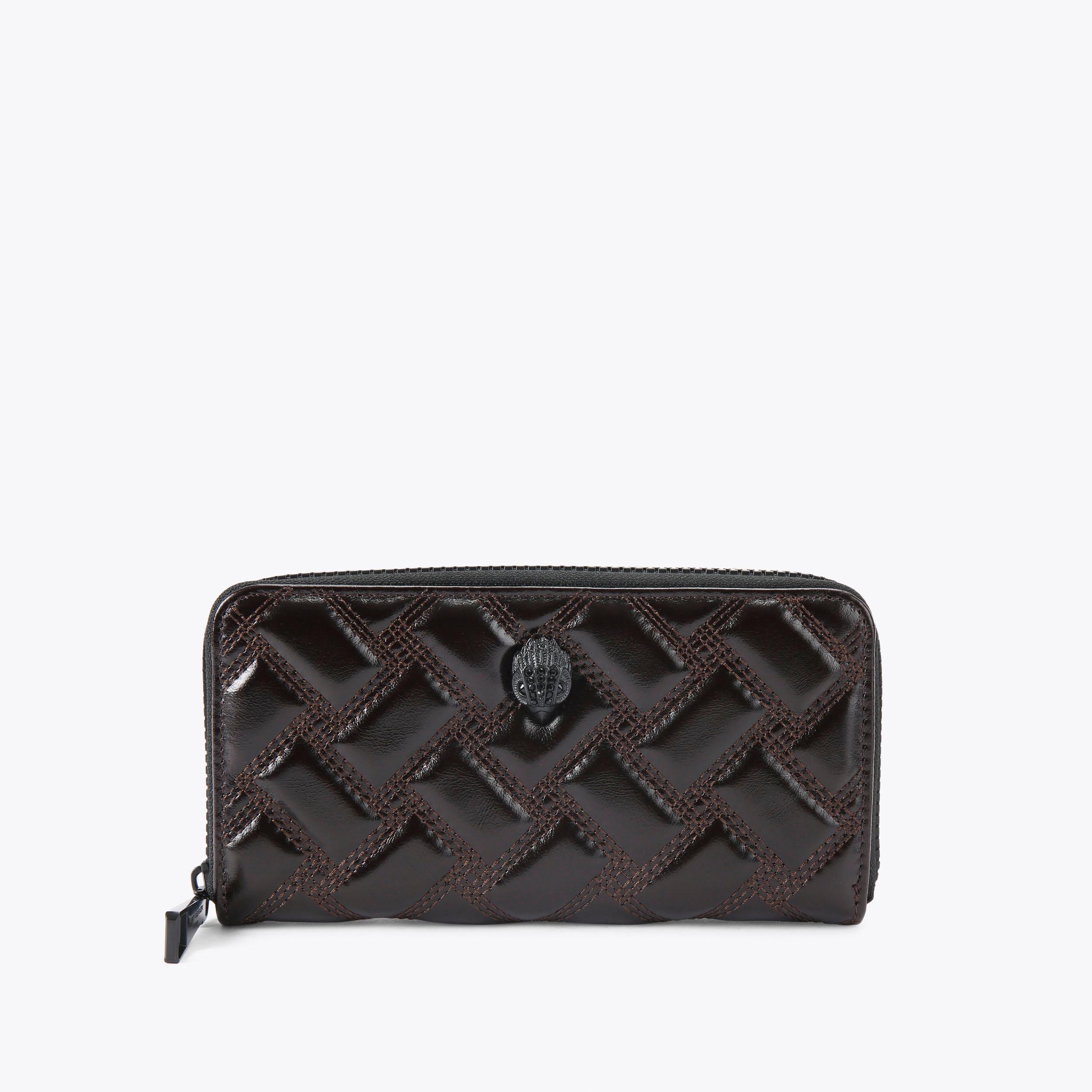 KENSINGTON ZIP AROUND W Brown Leather Zip Around Wallet by KURT GEIGER ...