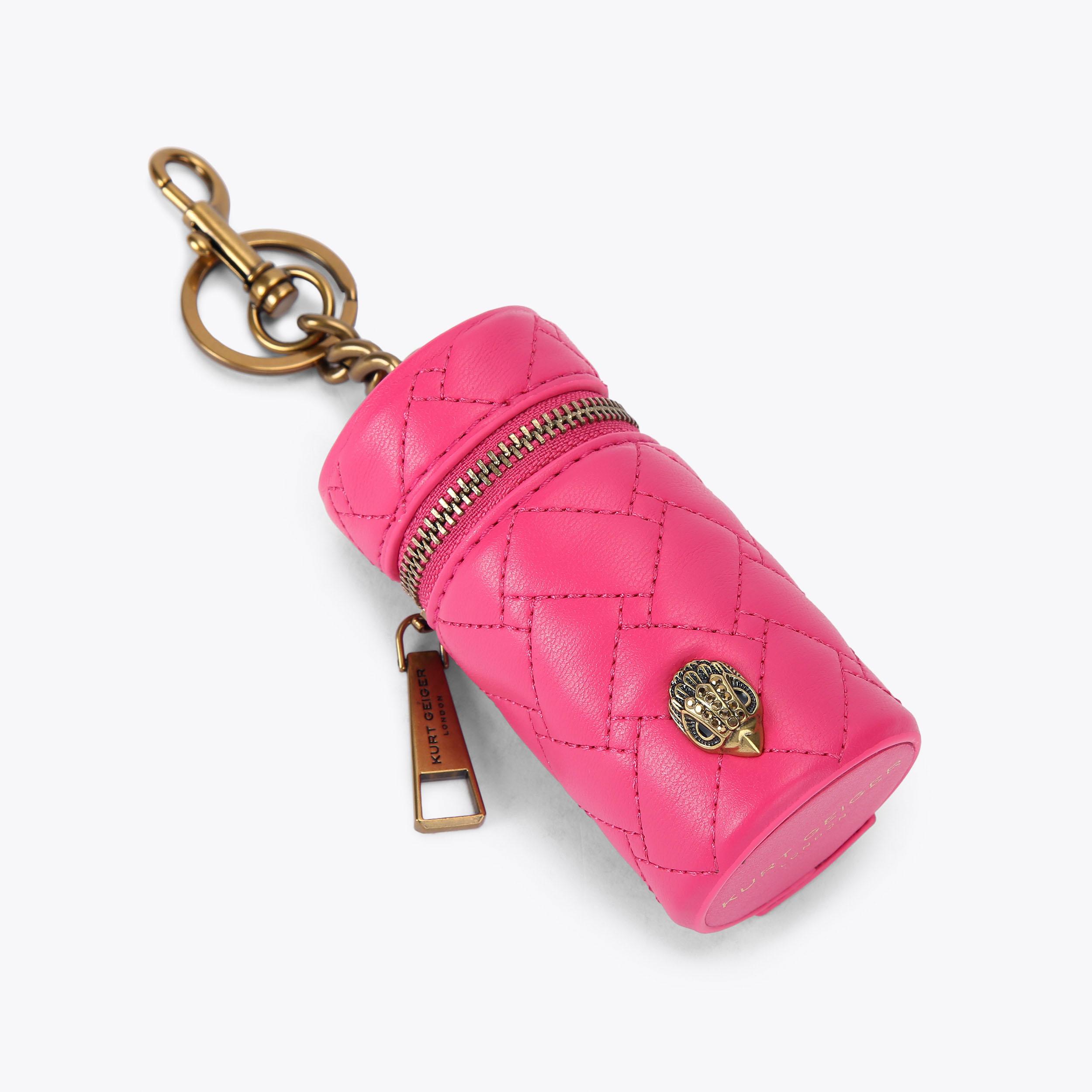 KENSINGTON LIPSTICK CASE Pink Quilted Lipstick Case by KURT GEIGER LONDON