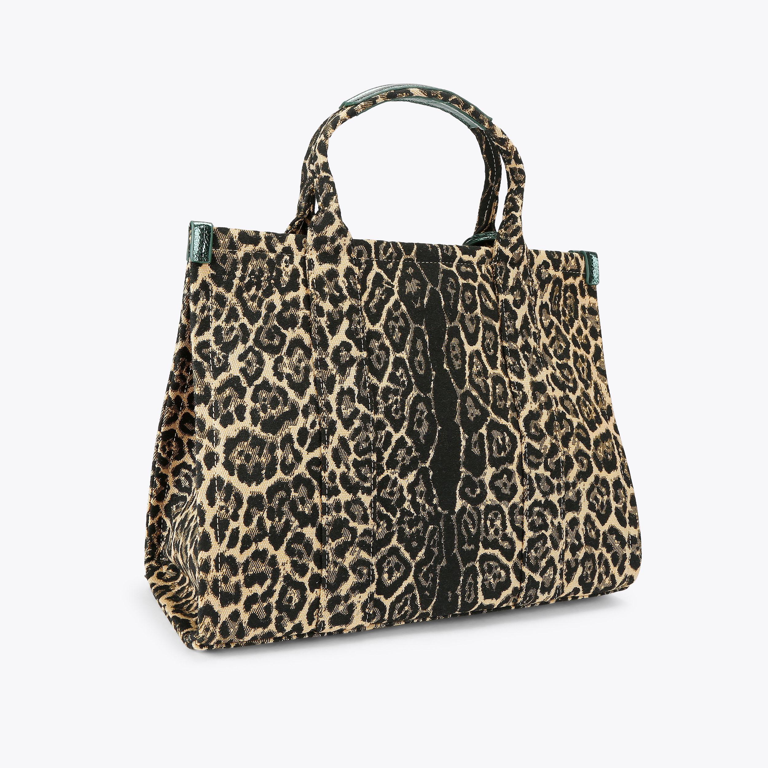 SOUTHBANK TOTE Leopard Print Canvas Tote Bag by KURT GEIGER LONDON