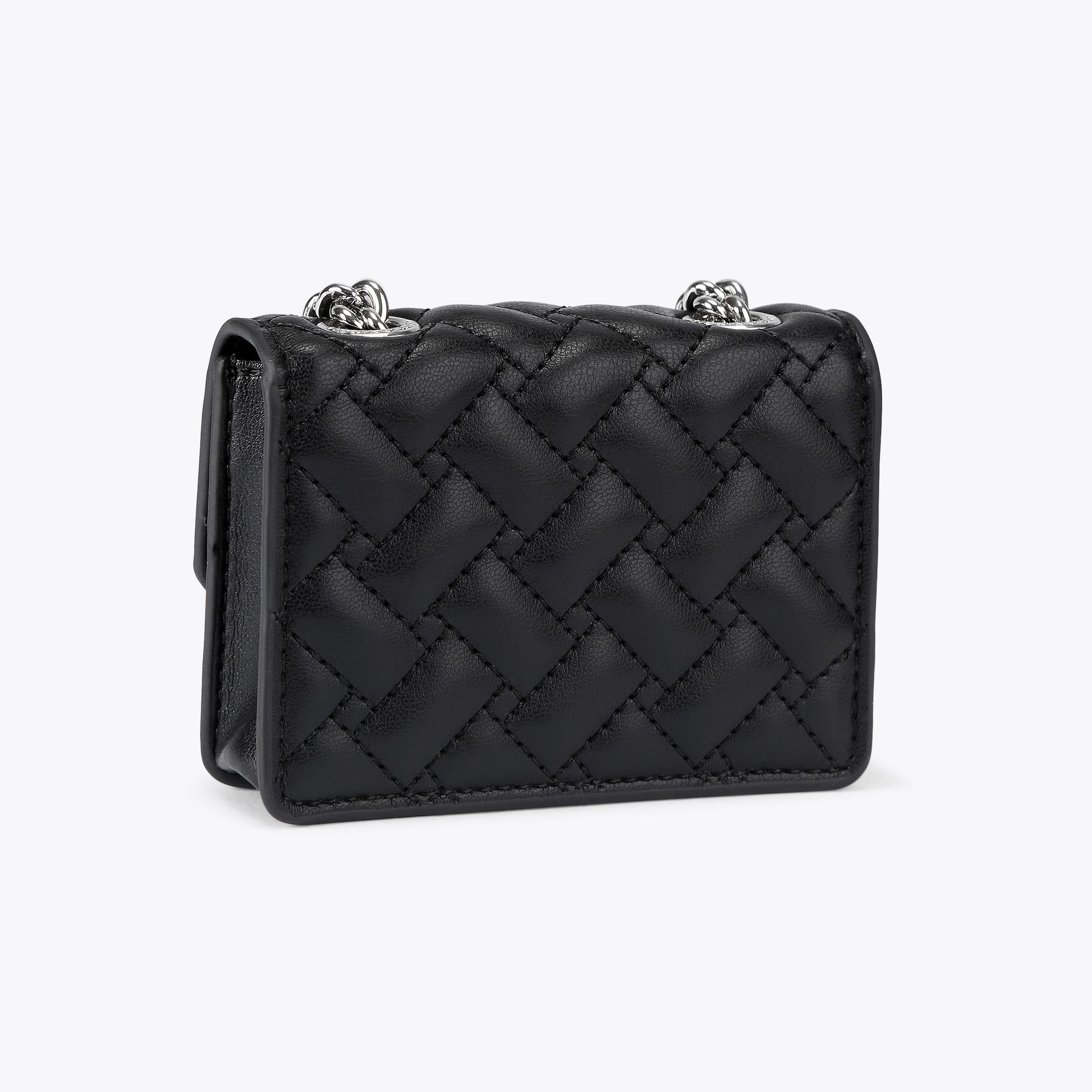 MICRO KENSINGTON KURT Black Crystal Micro Cross Body Bag by KURT GEIGER ...