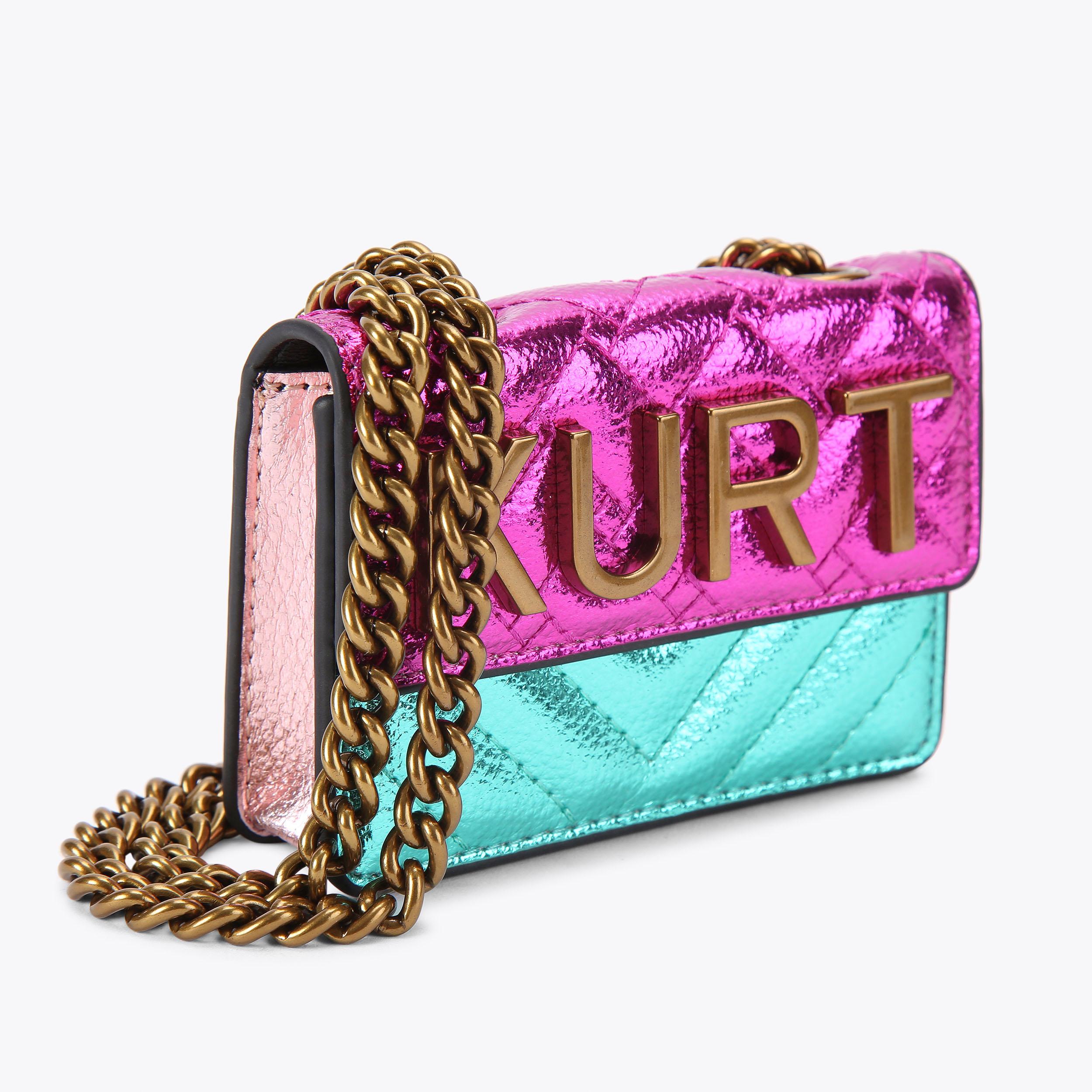 MICRO KENSINGTON KURT Metallic Kurt Micro Bag by KURT GEIGER LONDON