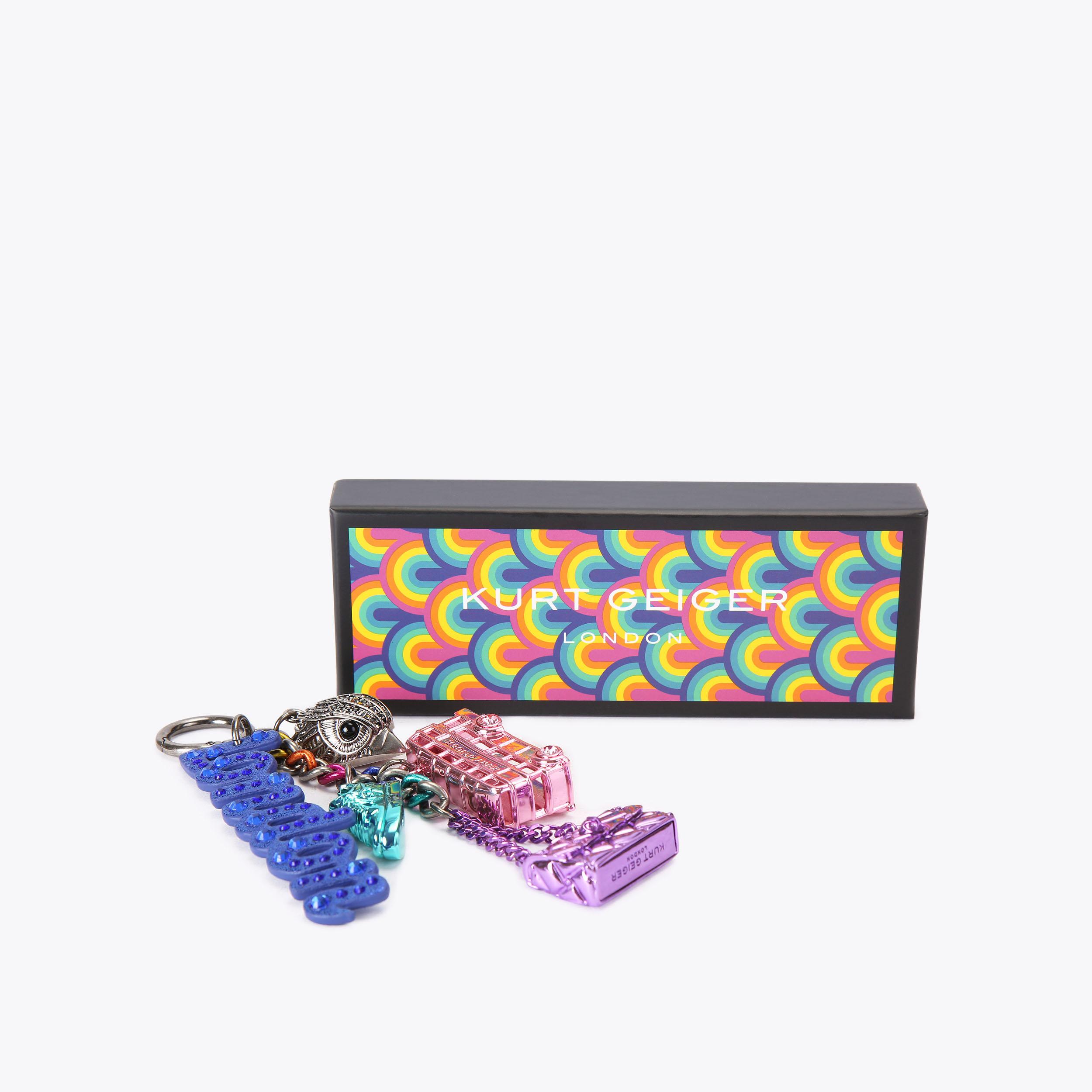 EAGLE MIX CHARMS Kurt Geiger Charm Keyring by KURT GEIGER LONDON