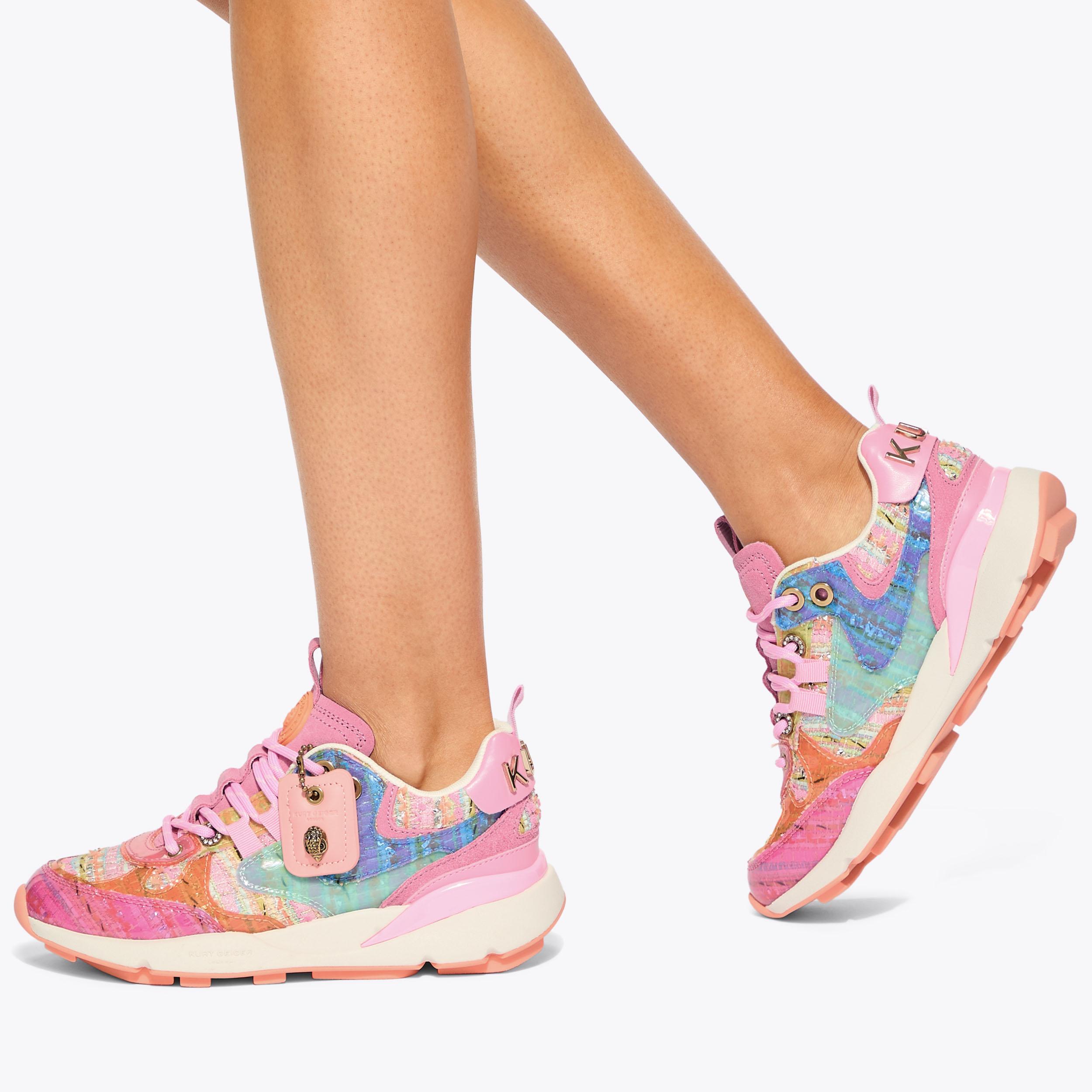 KURT RUNNER Rainbow Tweed Runner Sneaker by Kurt Geiger London