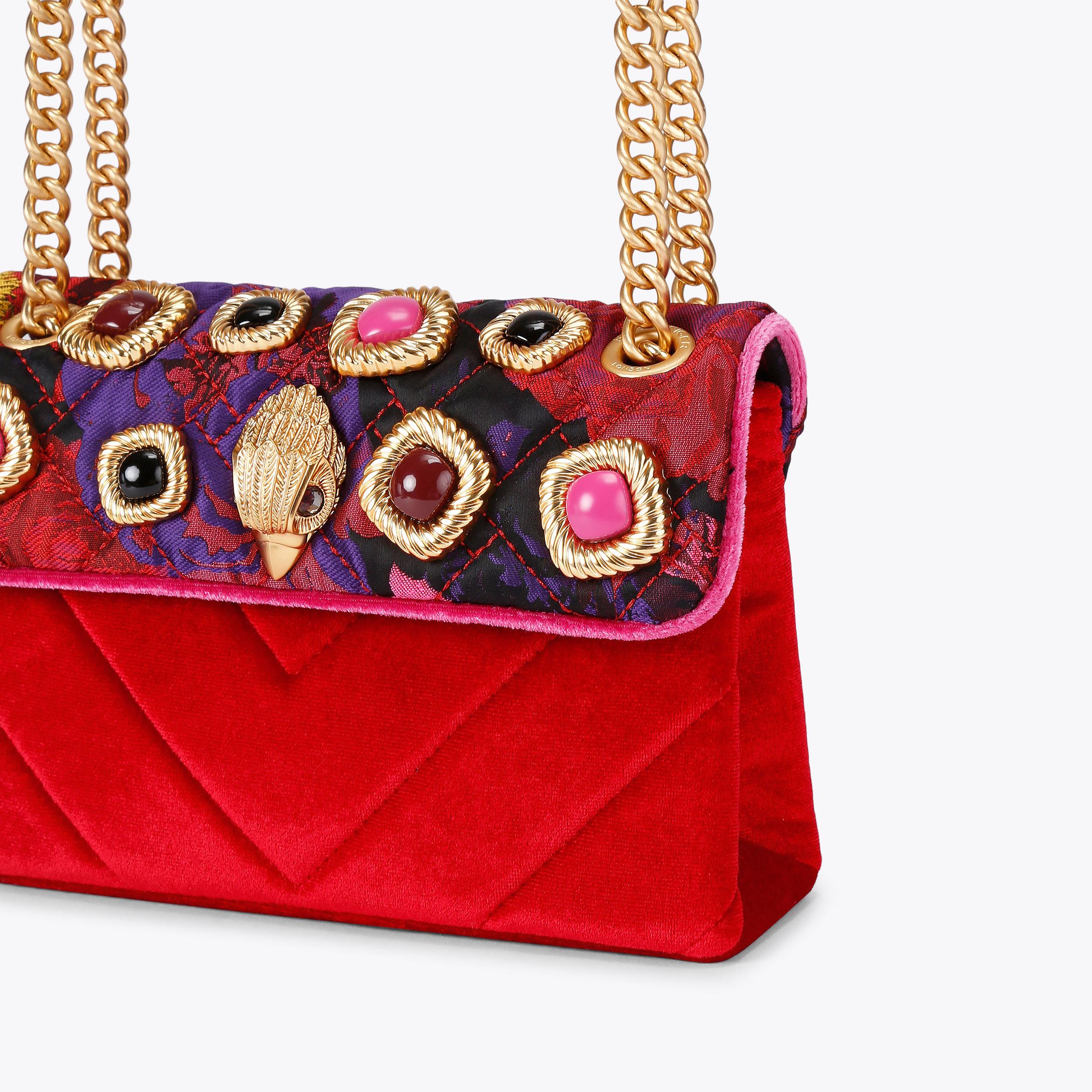 MINI KENSINGTON GEMS Embroidered Cross Body Bag by KURT GEIGER LONDON