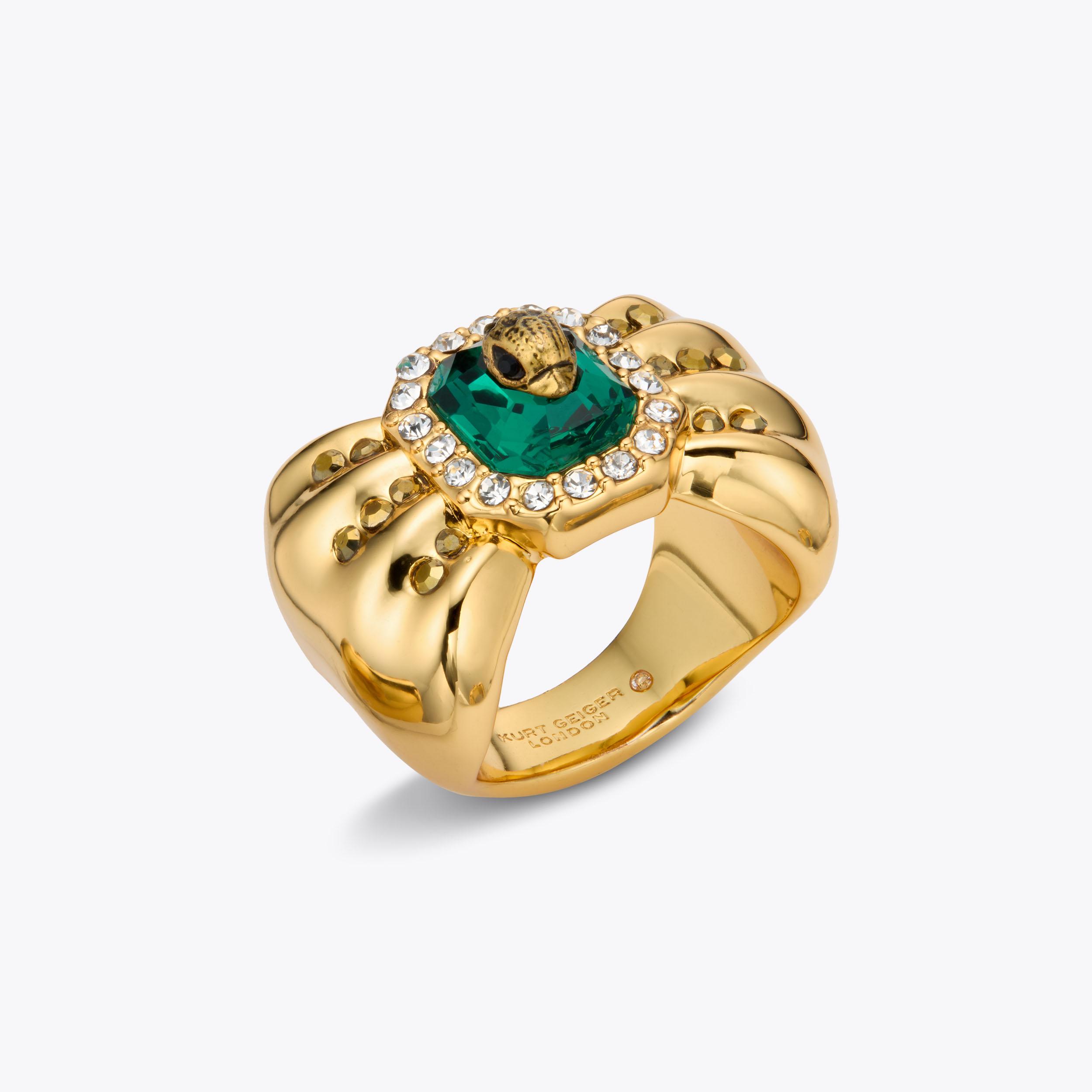 BOW RING Bow Chunky Ring by KURT GEIGER LONDON