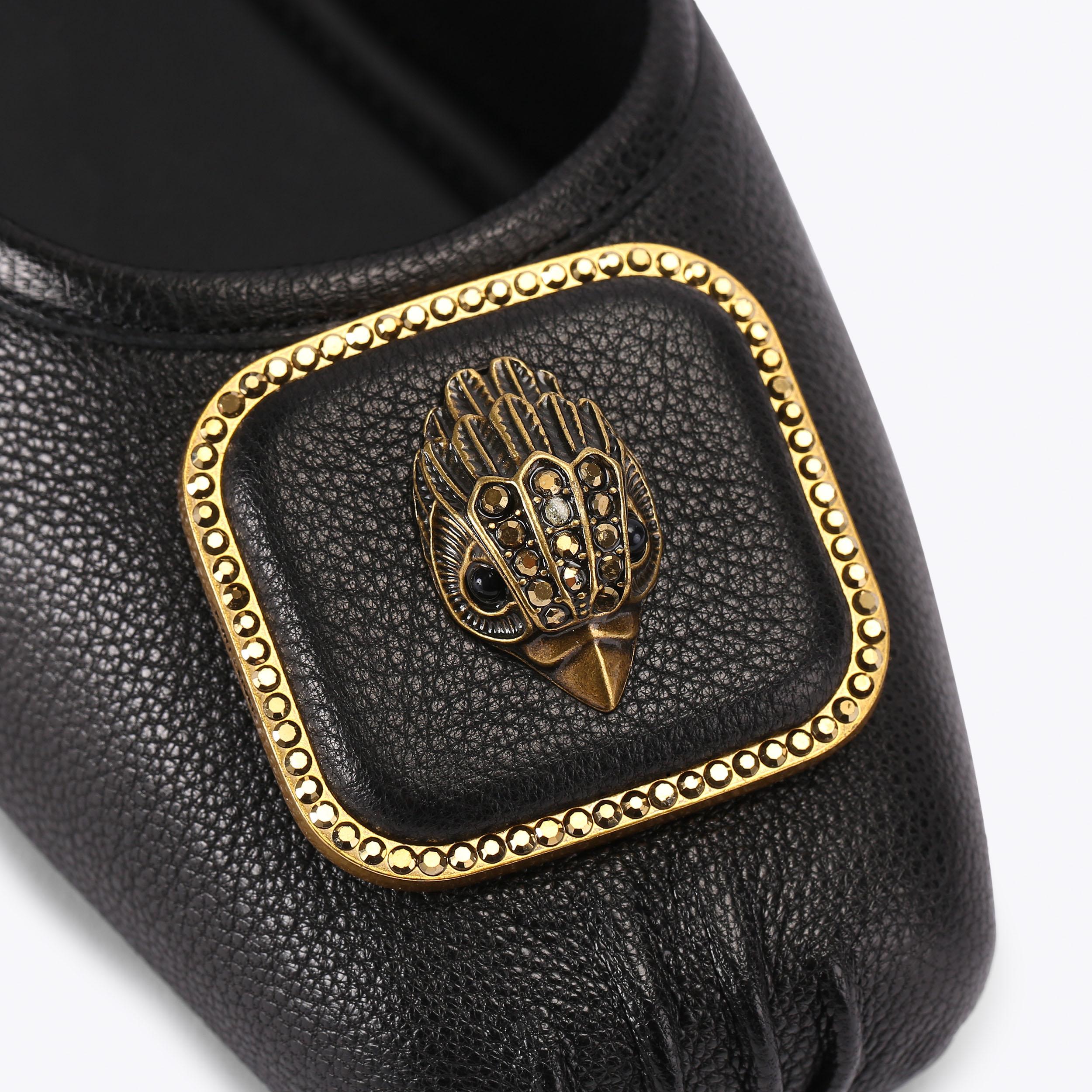 PIMLICO BALLERINA Pebble Grain Ballet Flat by KURT GEIGER LONDON