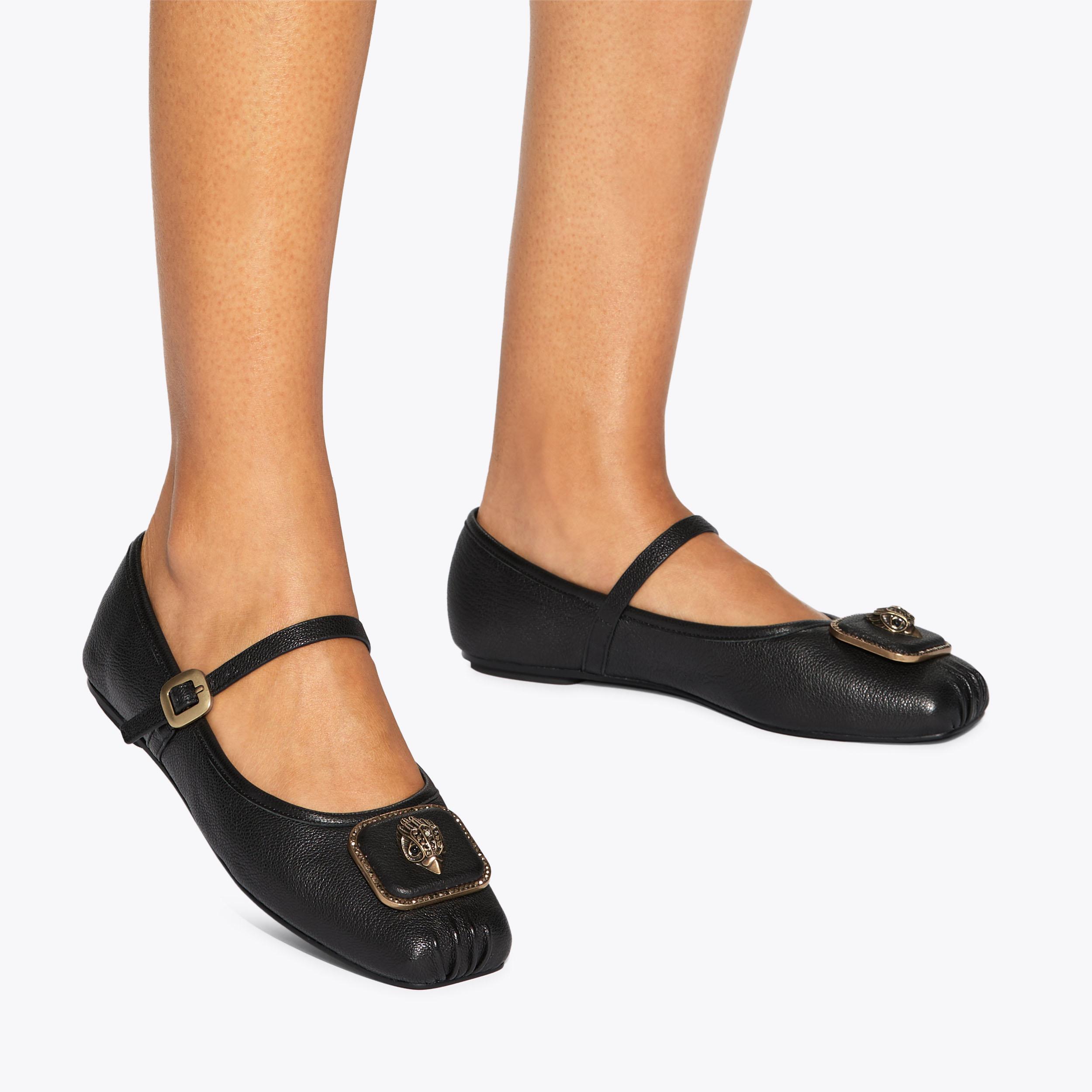 PIMLICO BALLERINA Pebble Grain Ballet Flat by KURT GEIGER LONDON