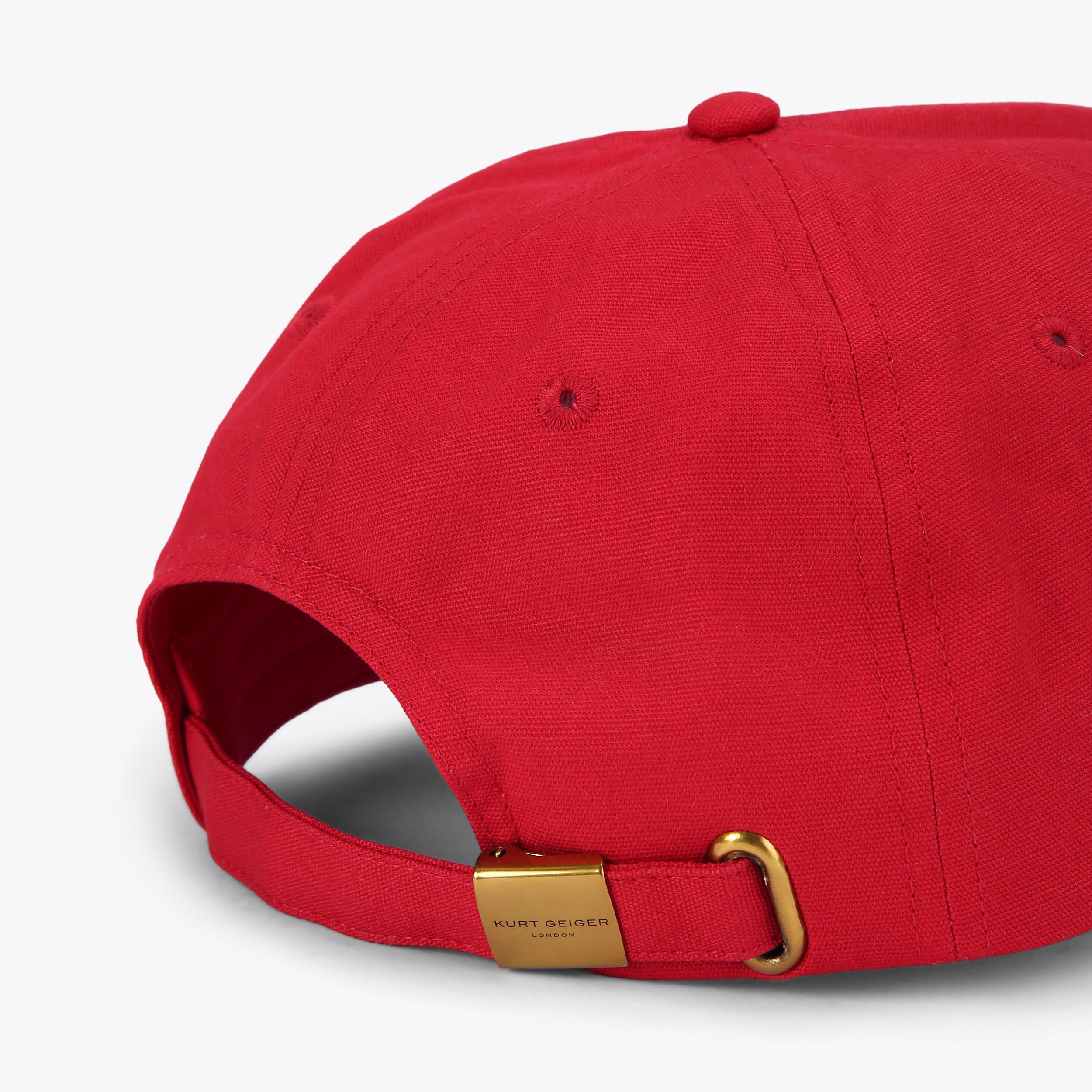 KURT EMBROIDERED CAP by KURT GEIGER LONDON
