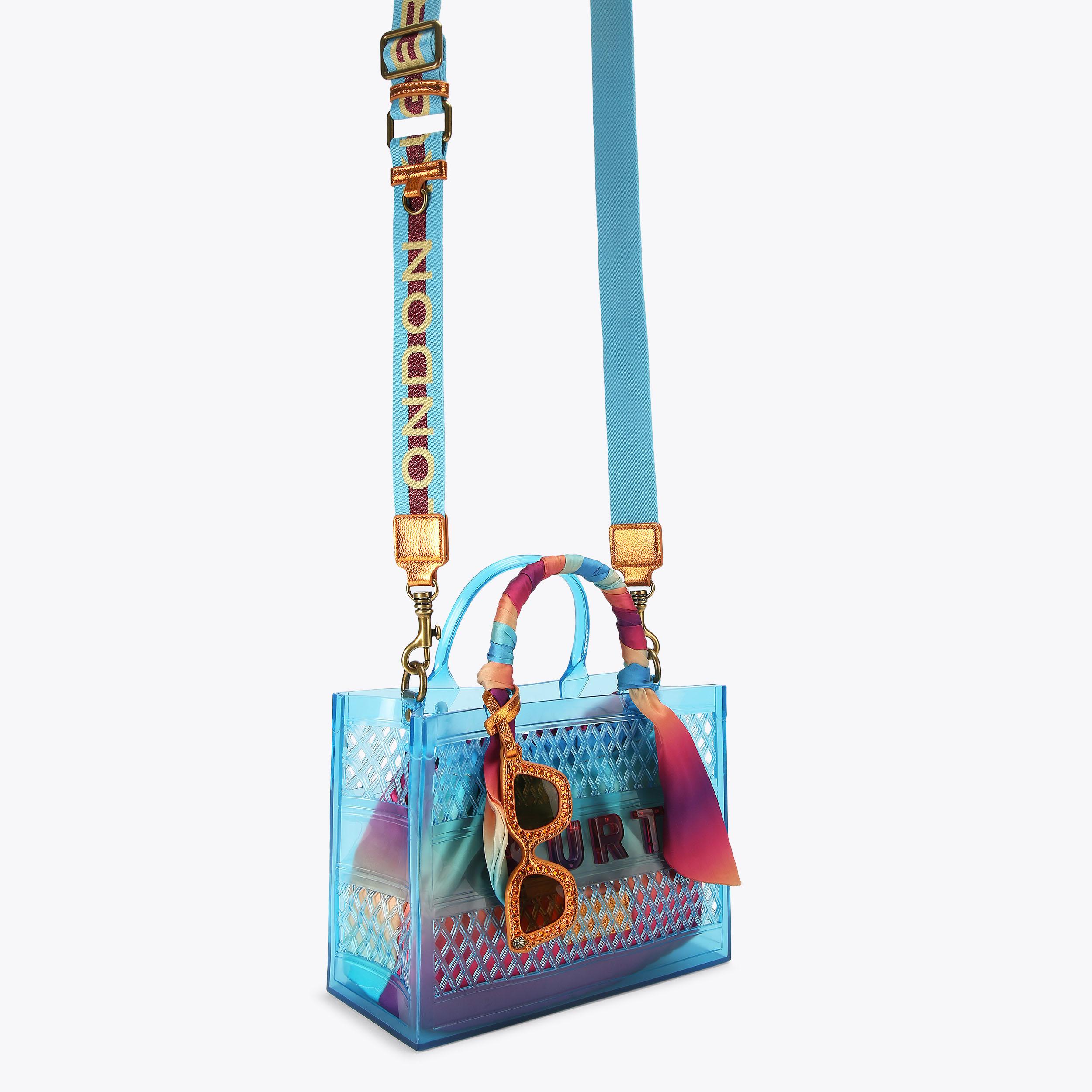JELLY SM TOTE BAG Blue Tote Bag by Kurt Geiger London