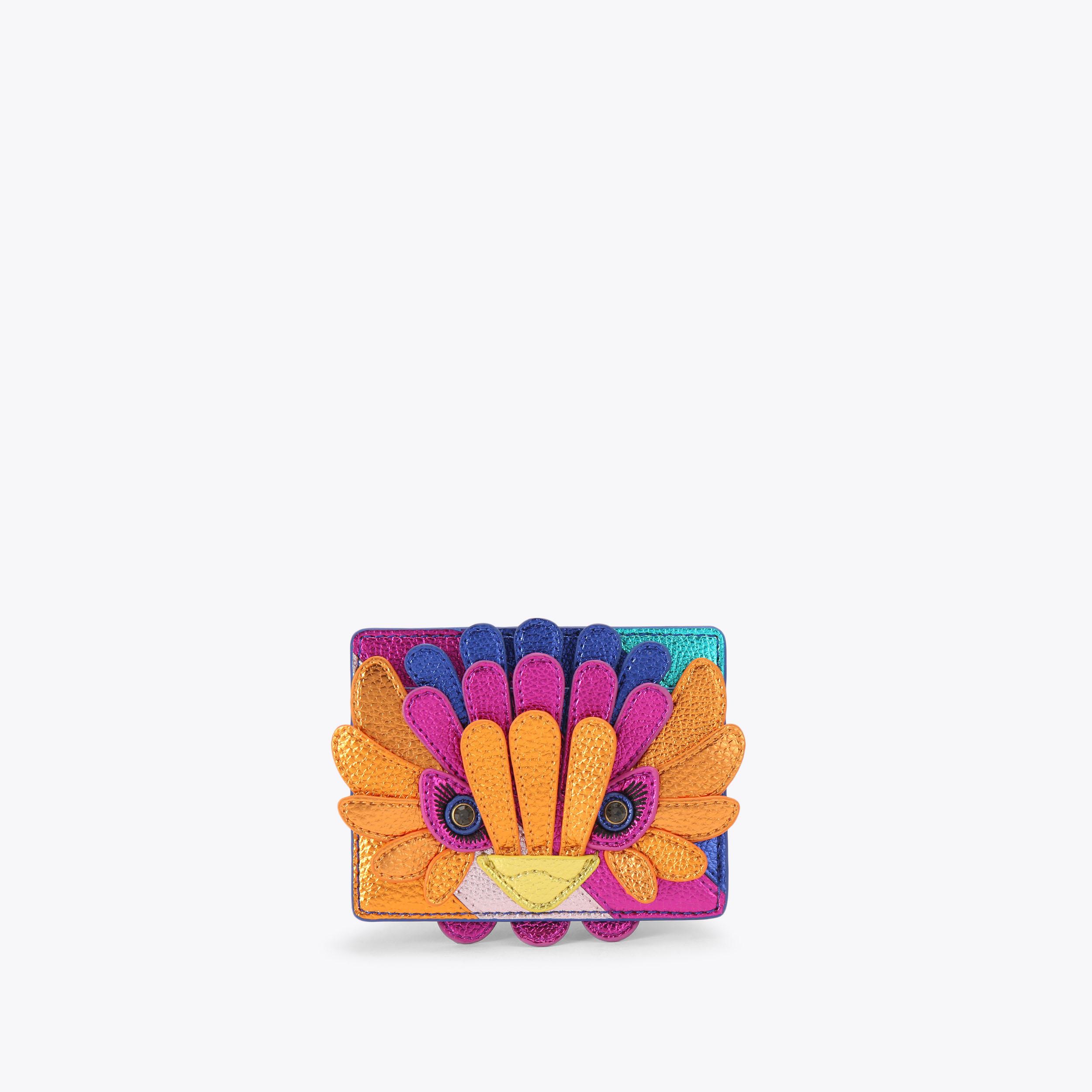 CC HOLDER EAGLE Multi-colour Bird Card Wallet by Kurt Geiger London