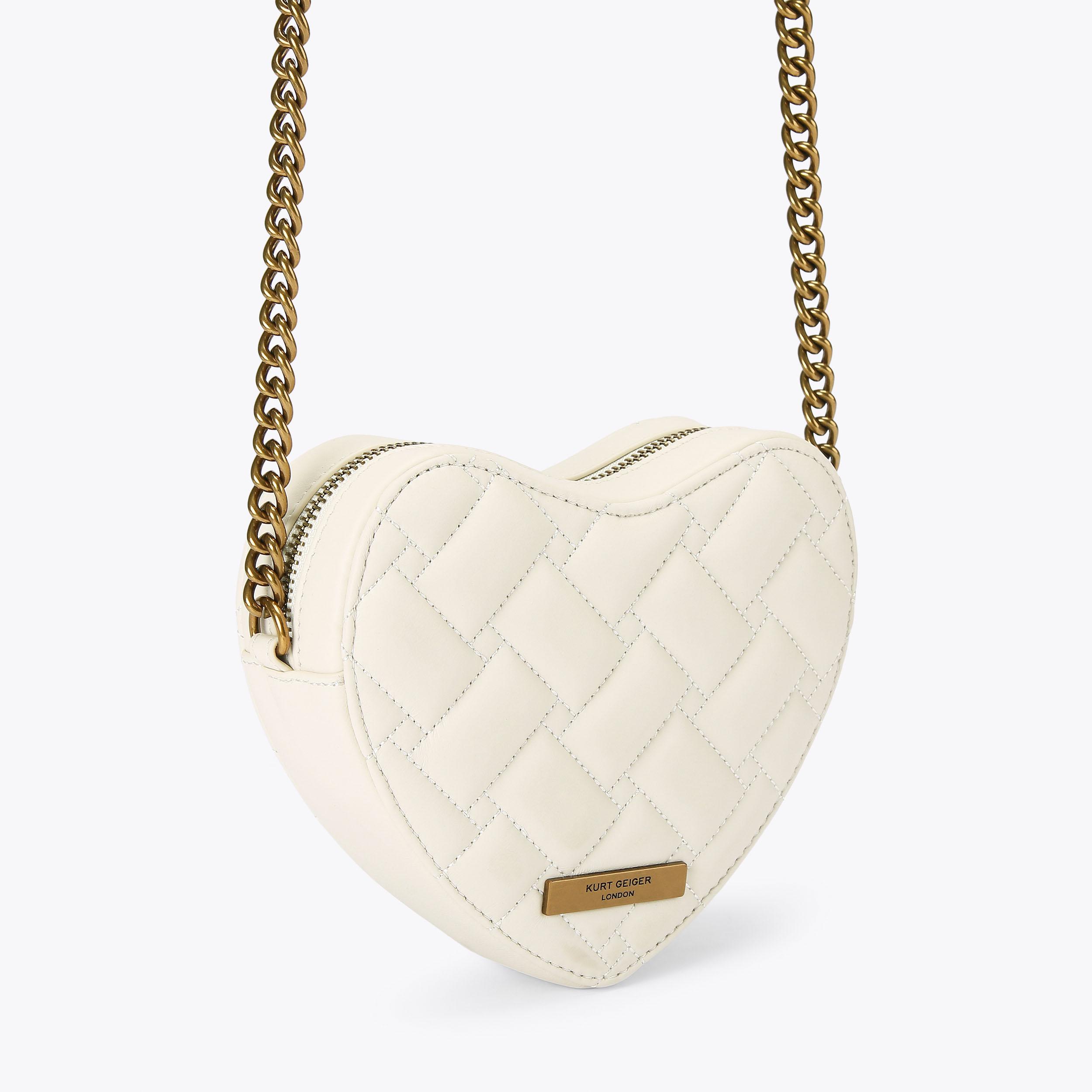 KENSINGTON HEART X BODY Bone Heart Cross Body Purse by KURT GEIGER LONDON