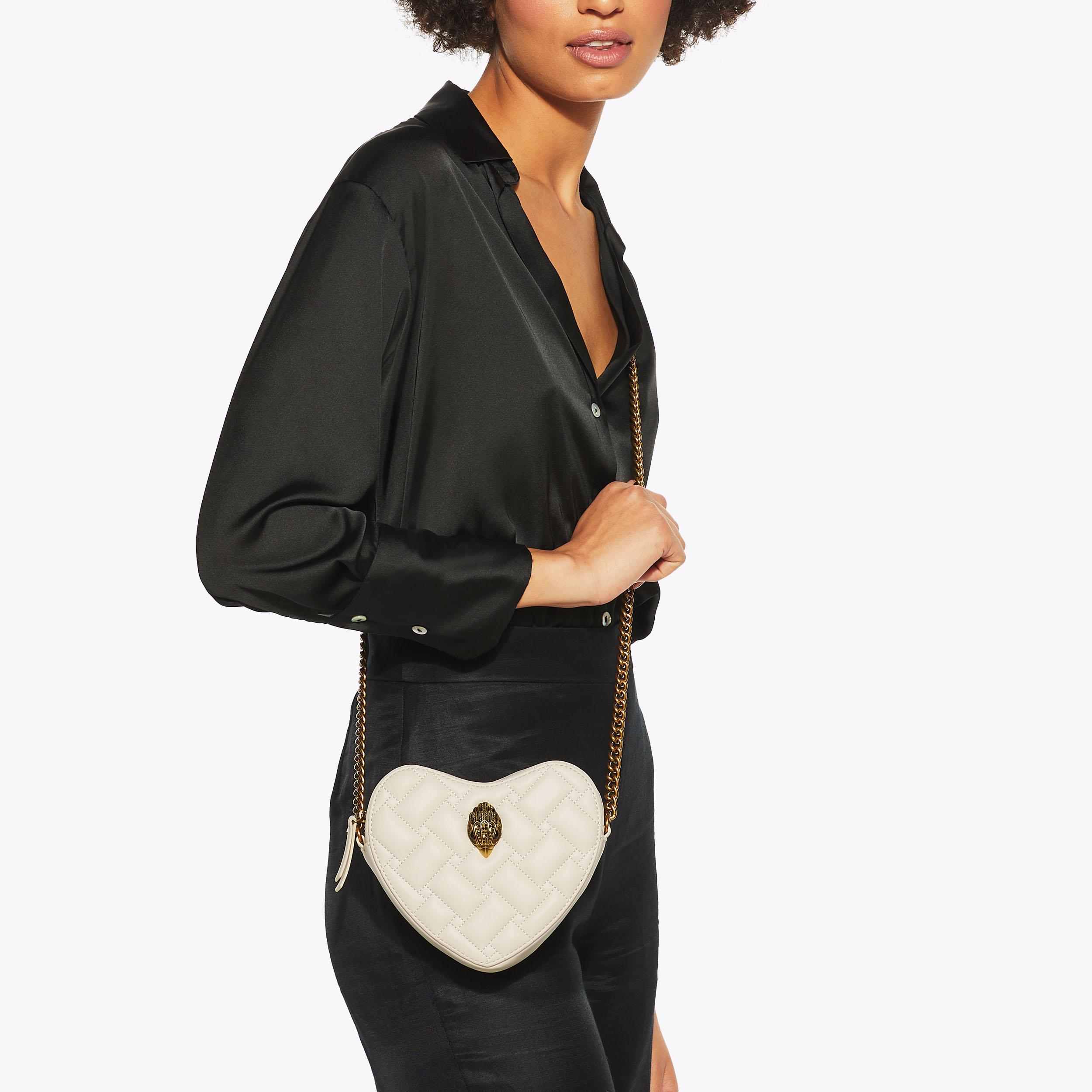 KENSINGTON HEART X BODY Bone Heart Cross Body Purse by KURT GEIGER LONDON