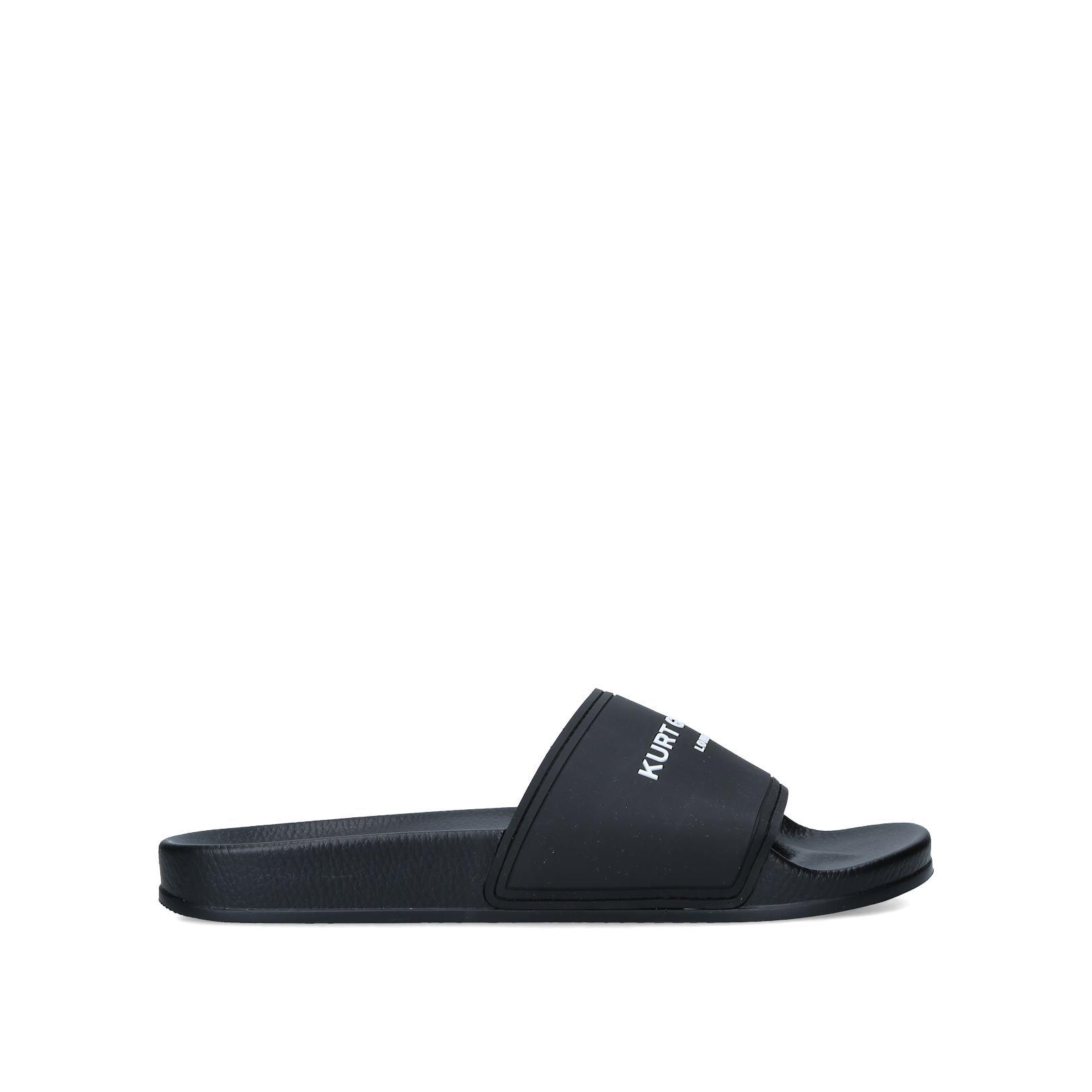 KGL POOL SLIDER MENS Black Pool Sliders by KURT GEIGER LONDON