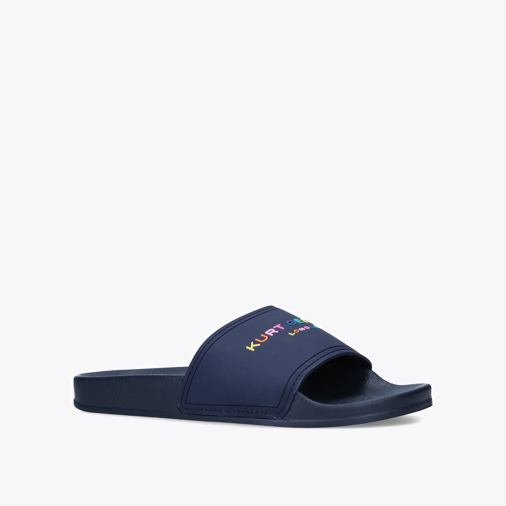 KGL POOL SLIDER MENS Navy Pool Slider by KURT GEIGER LONDON