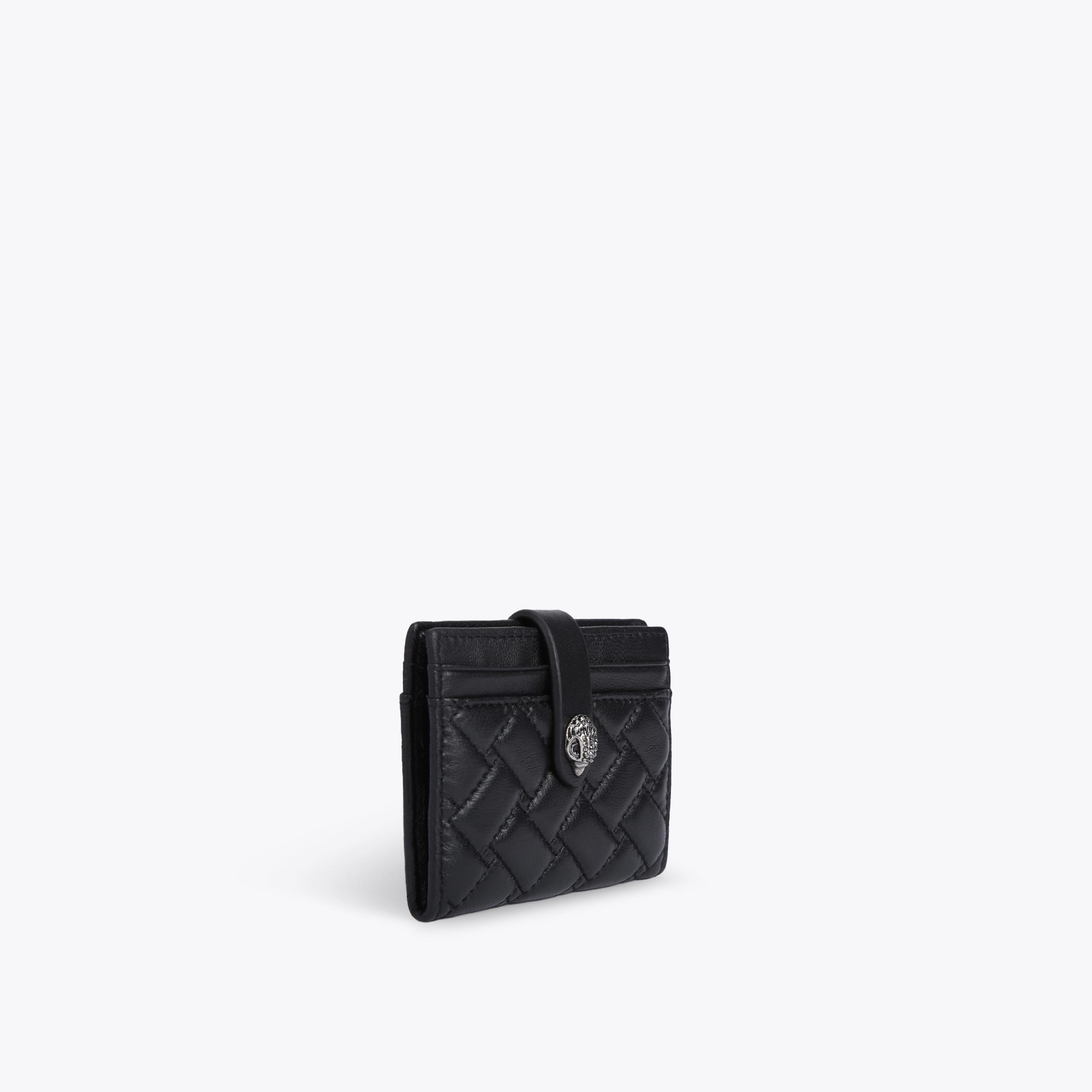 MULTI CARD HOLDER Black Quilted Card Holder by KURT GEIGER LONDON